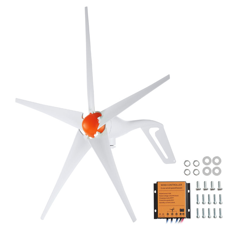 VEVOR 500W Wind Turbine Generator, 12V Wind Turbine Kit | Wayfair