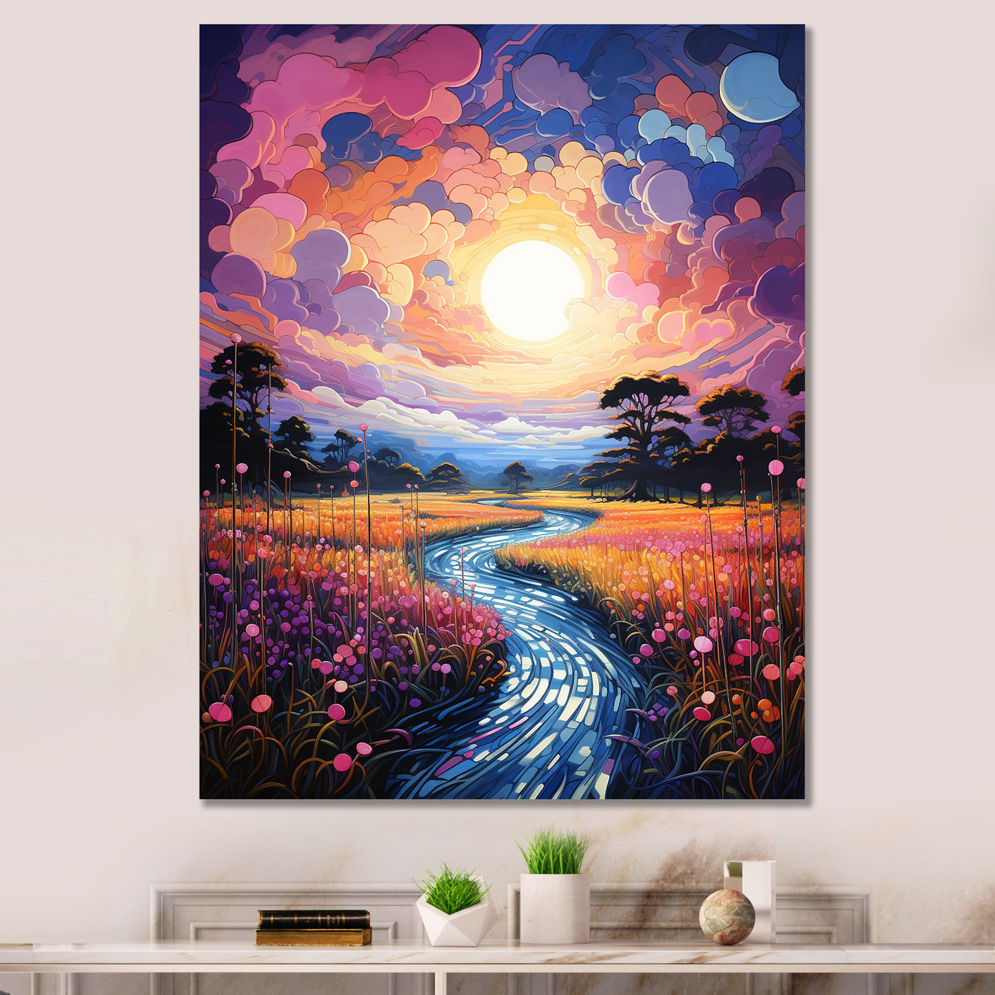 Red Barrel Studio® Ceandra Power Lines Power Harmony I - Print on ...