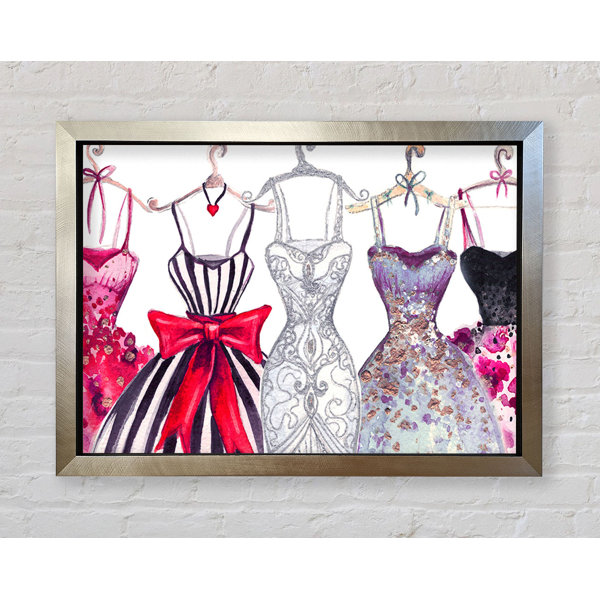 Mercer41 Dresses In A Line - Single Picture Frame Art Prints | Wayfair ...