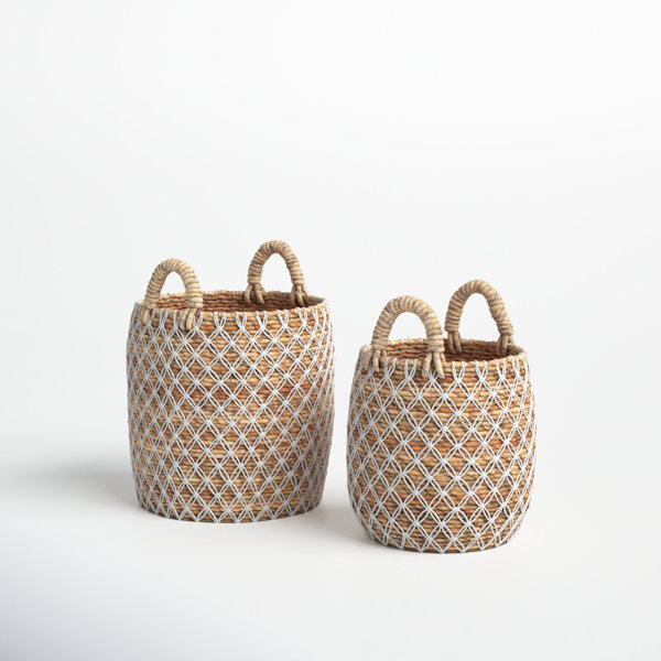 Joss & Main Banana Leaf Handmade String Detail Decorative and ...