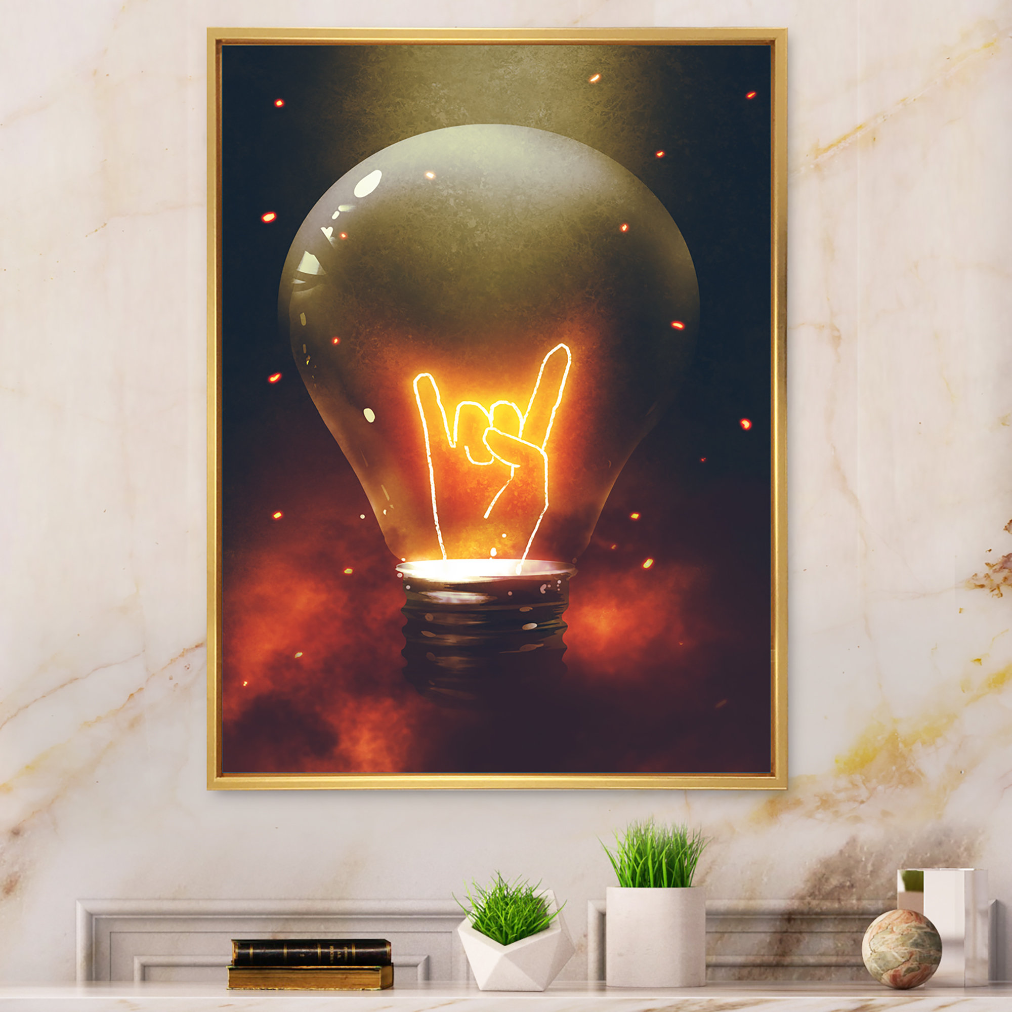Ebern Designs Video Game Light Bulb Fusion III " Video Game Light Bulb ...