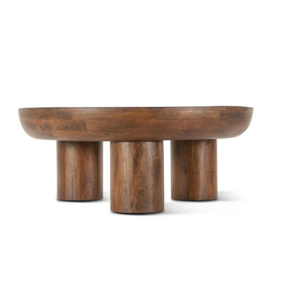 Home Trends & Design Noto 39" Coffee Table In Acorn Brown | Perigold