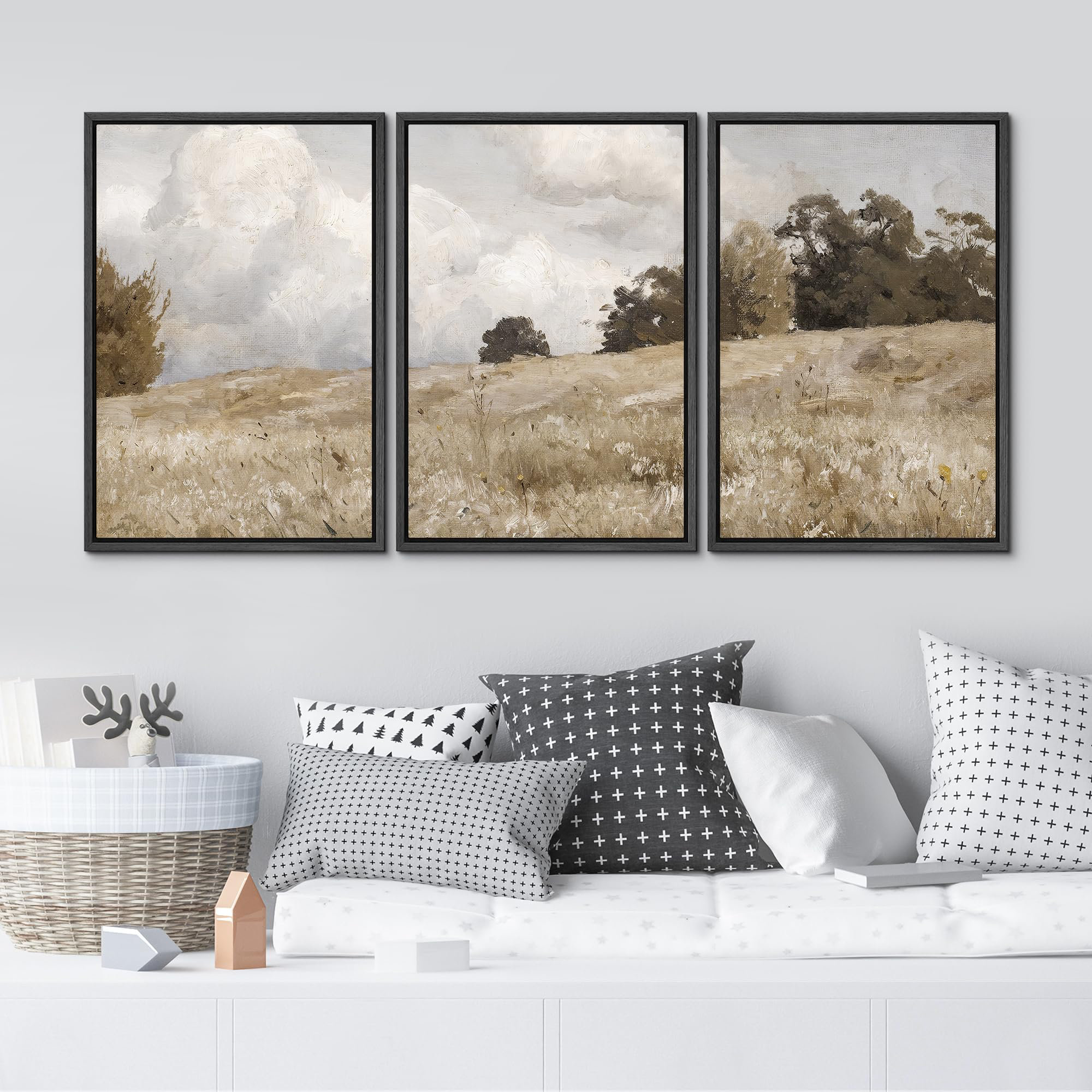 wall26 Pastoral Whispers Gentle Countryside Nature Wilderness Modern ...