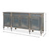 Sarreid Ltd Lilac Sideboard W/ Highfeet - Wayfair Canada