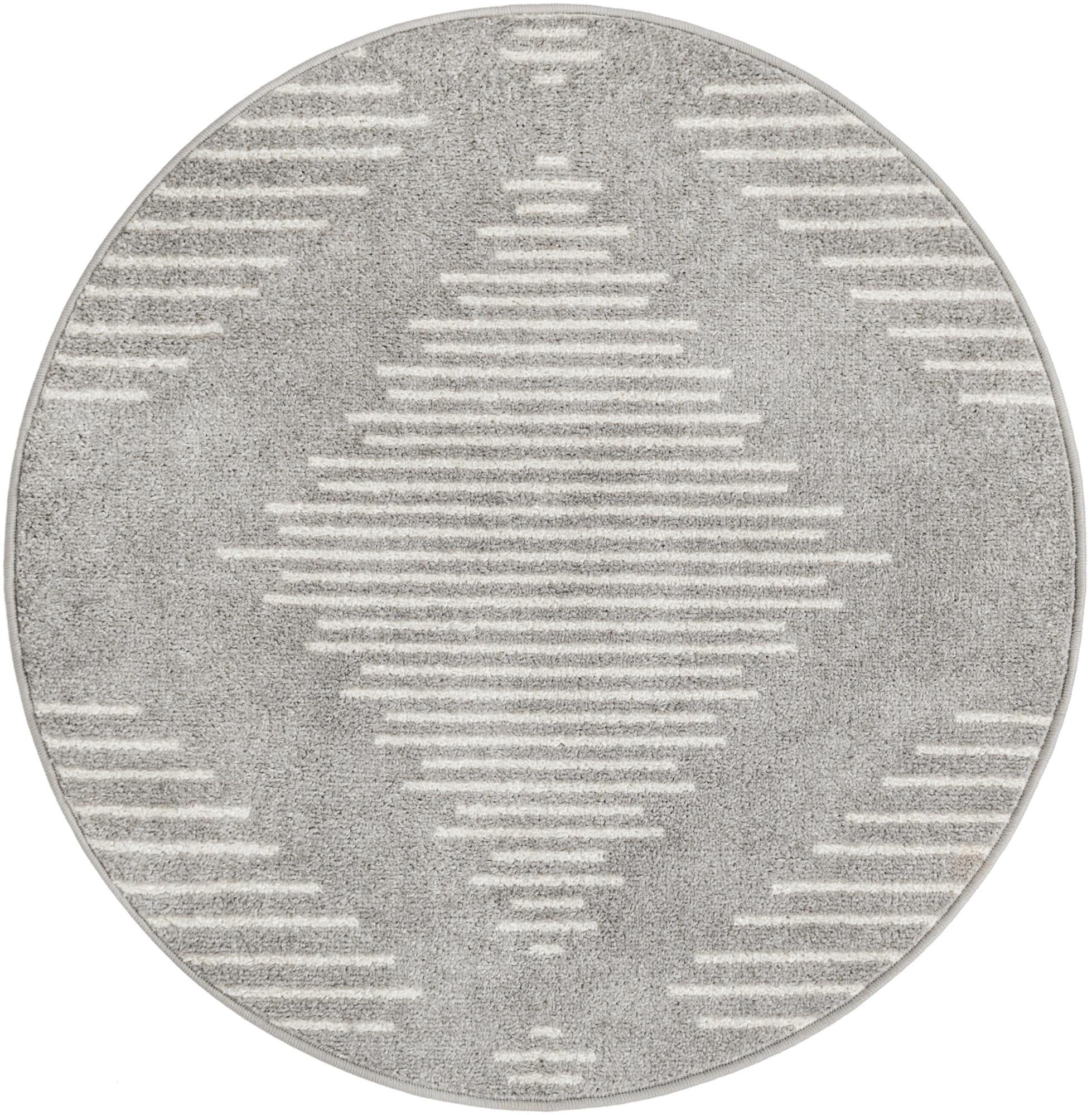 Foundry Select Contemporary Monette Area Rug Grey And Ivory Colour ...