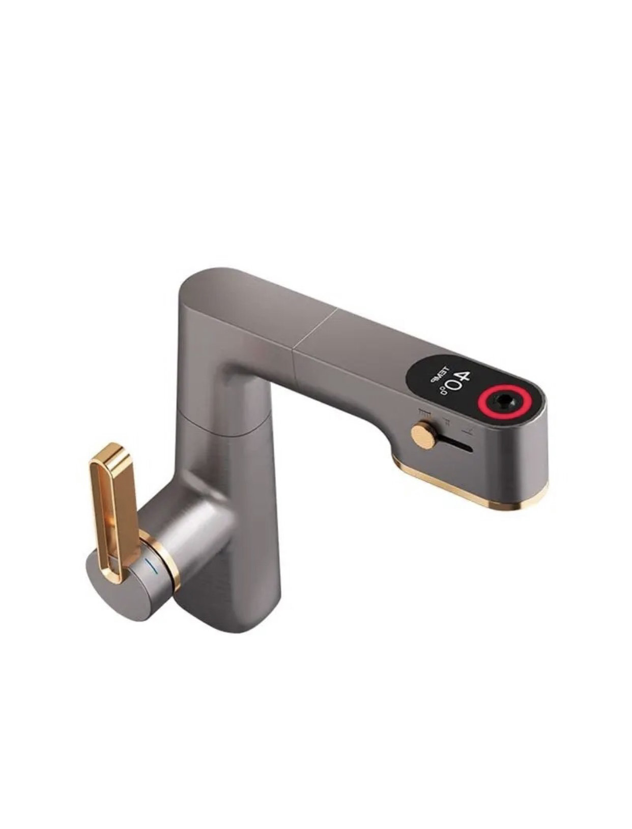 AvaMalis Digital Basin Faucet Touch Button Temperature Smart Tap ...