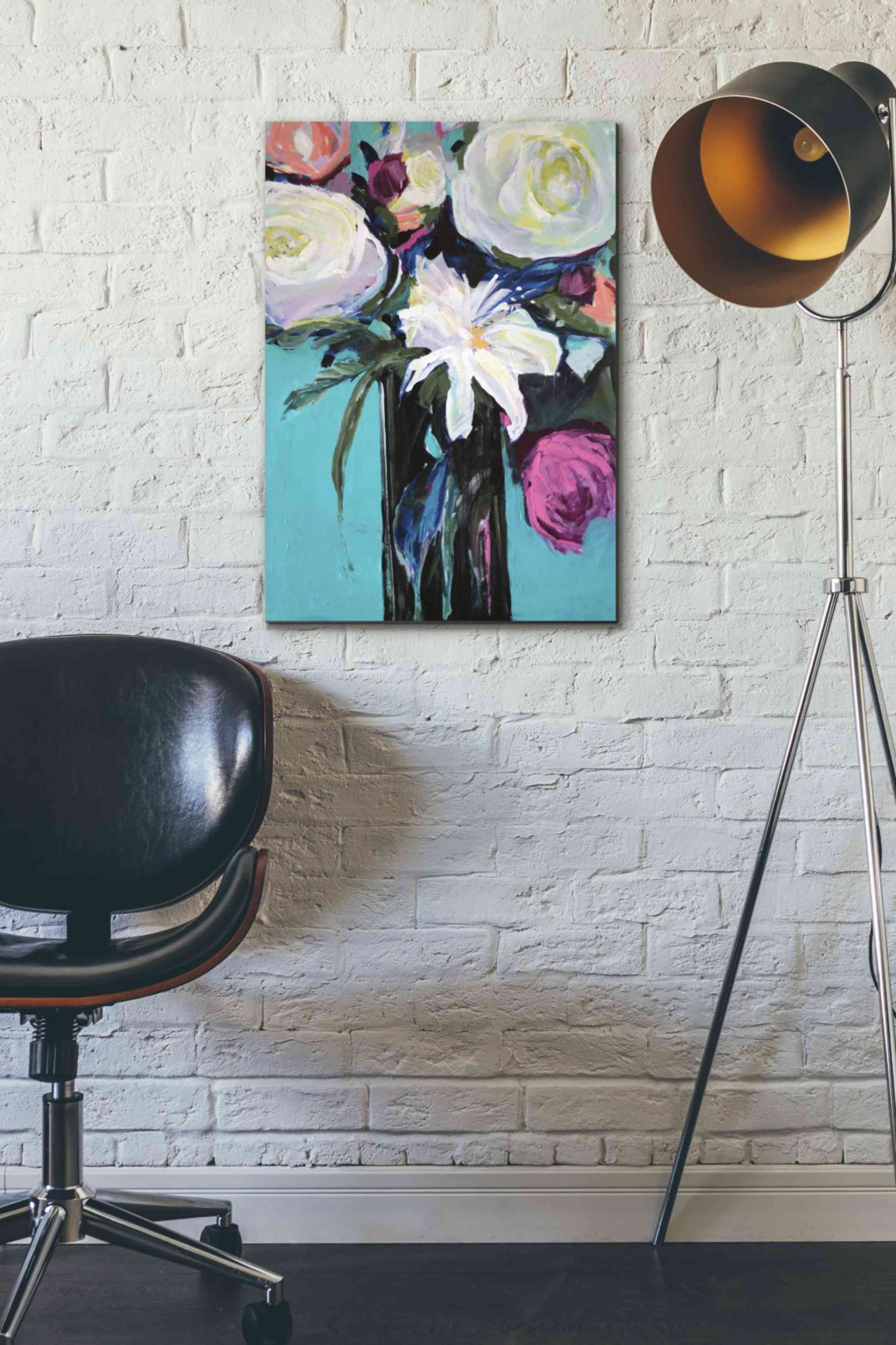 Winston Porter White Lily by Jacqueline Brewer - Wrapped Canvas ...