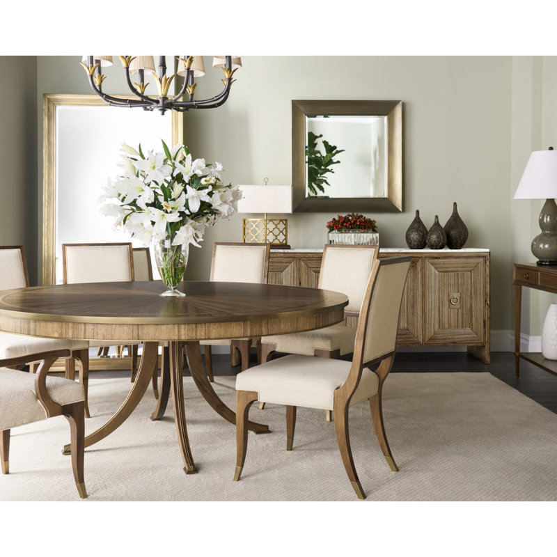 Jonathan Charles Fine Furniture Hamilton 71.75'' Pedestal Dining Table ...