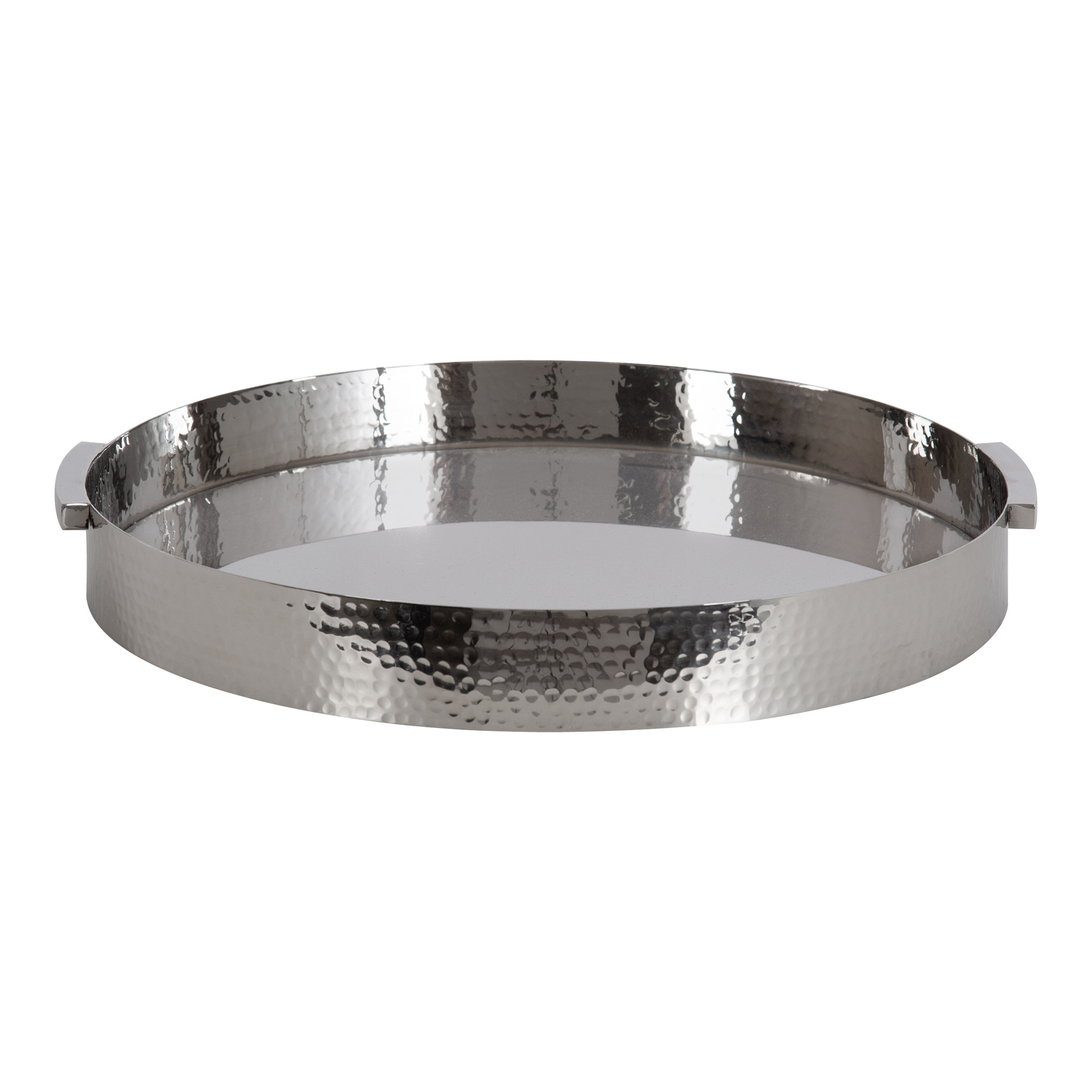 Latitude Run® Yasmine Hammered Metal Tray & Reviews | Wayfair