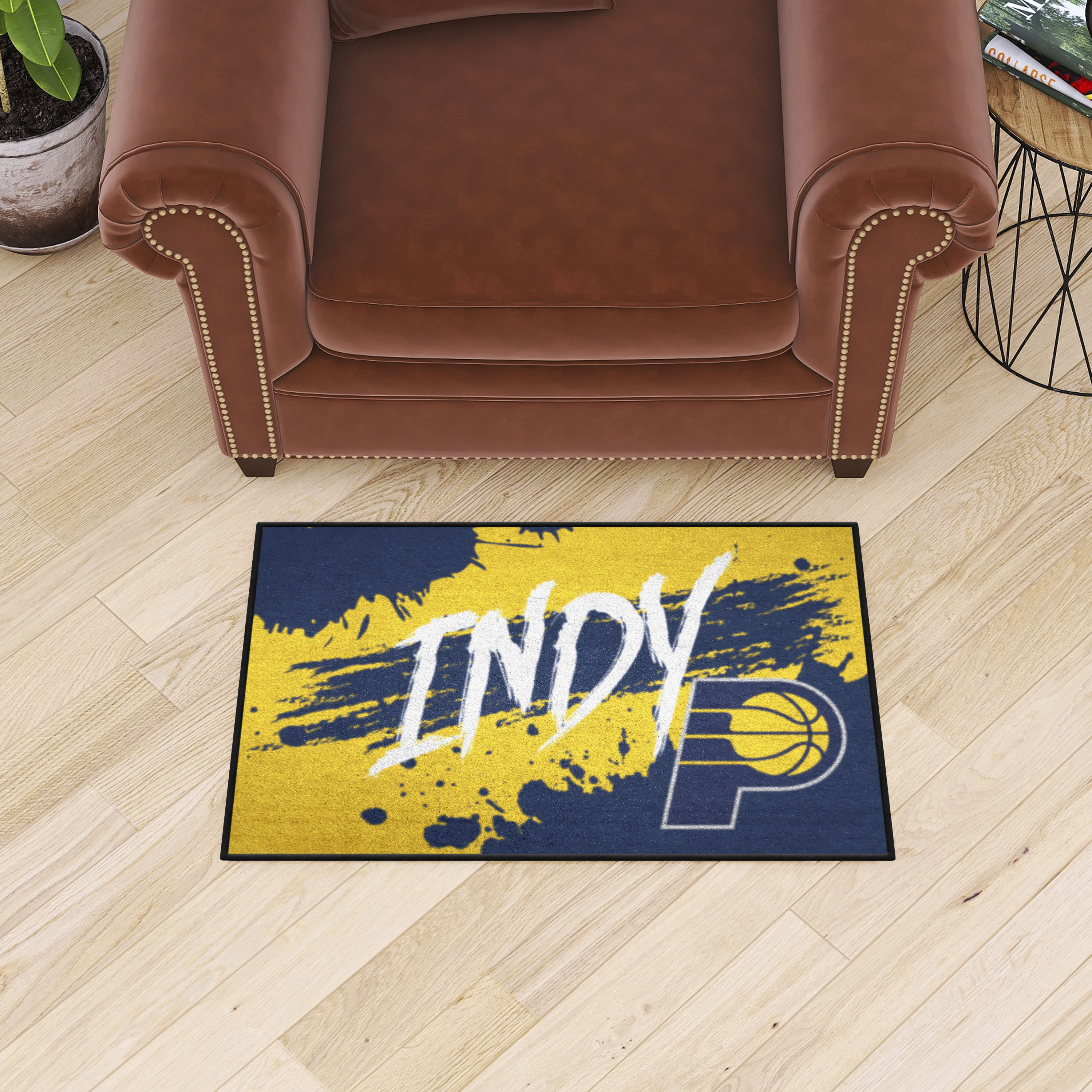FANMATS Indiana Pacers Slogan Starter Mat Accent Rug | Wayfair