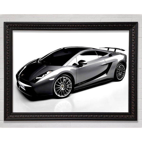 Bright Star Lamborghini Side Profile Silver - Single Picture Frame ...