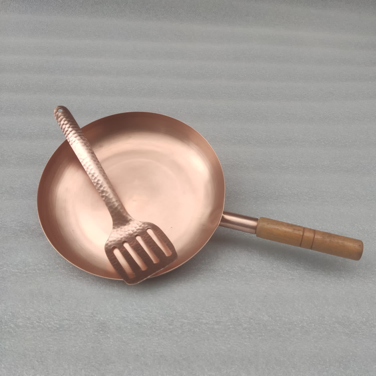 Ambiente Mexican Copper Crafts Non Stick Frying Pan 10" - Cooking Pan ...