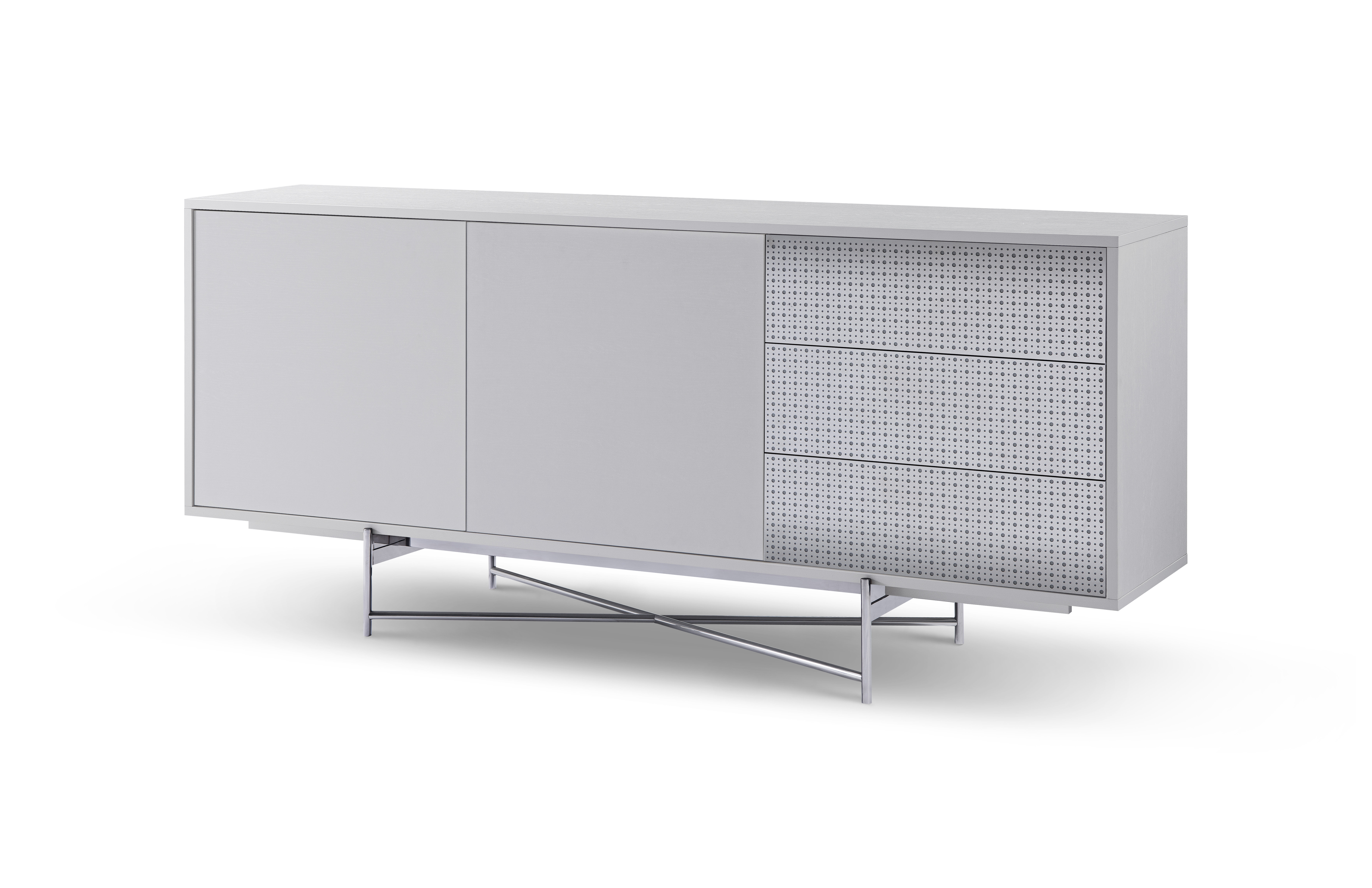 Ebern Designs Kyton 179.9 Cm Wide 3 Drawer Sideboard | Wayfair.co.uk