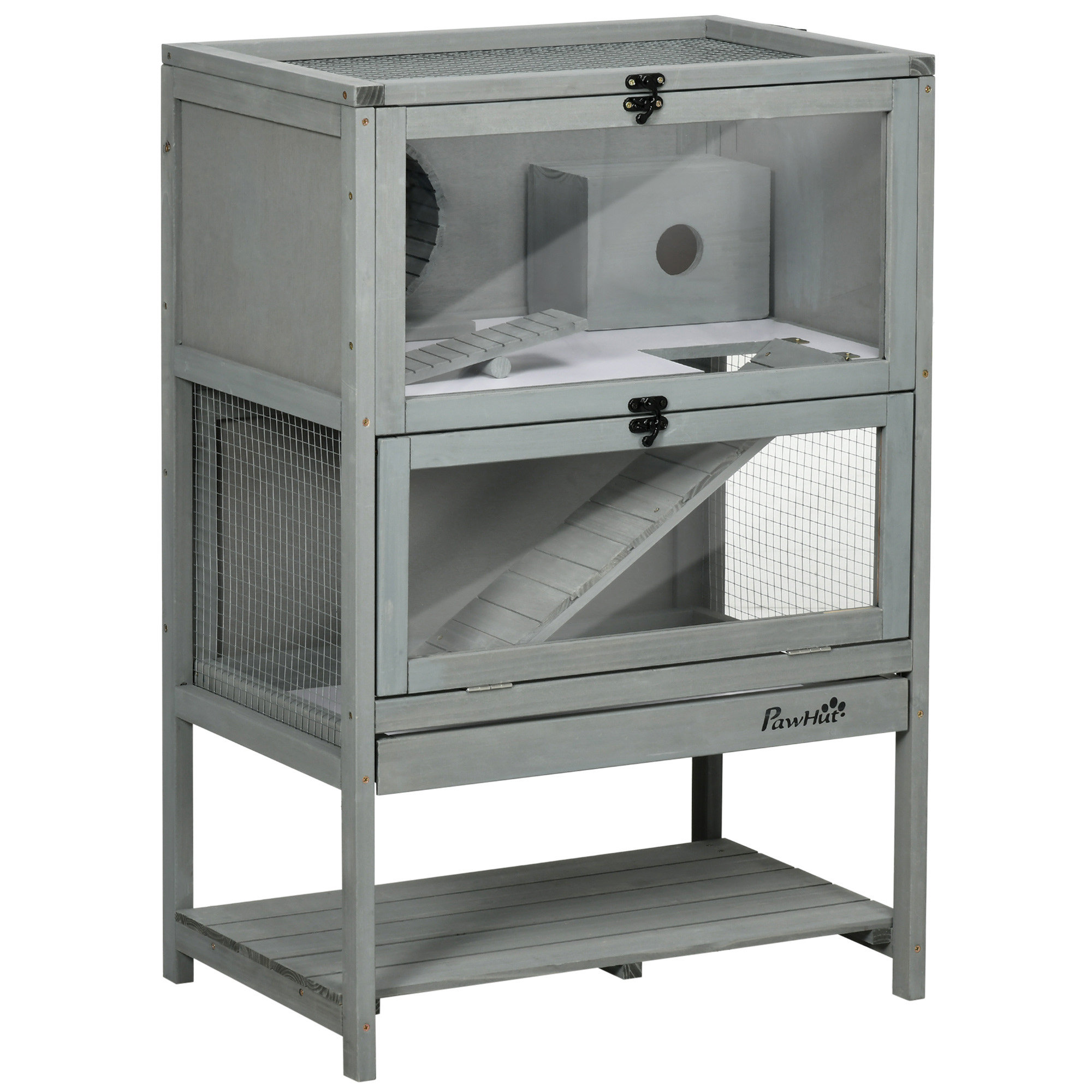 Ophelia & Co. Wooden Hamster Cage With Storage Shelf - Wayfair Canada