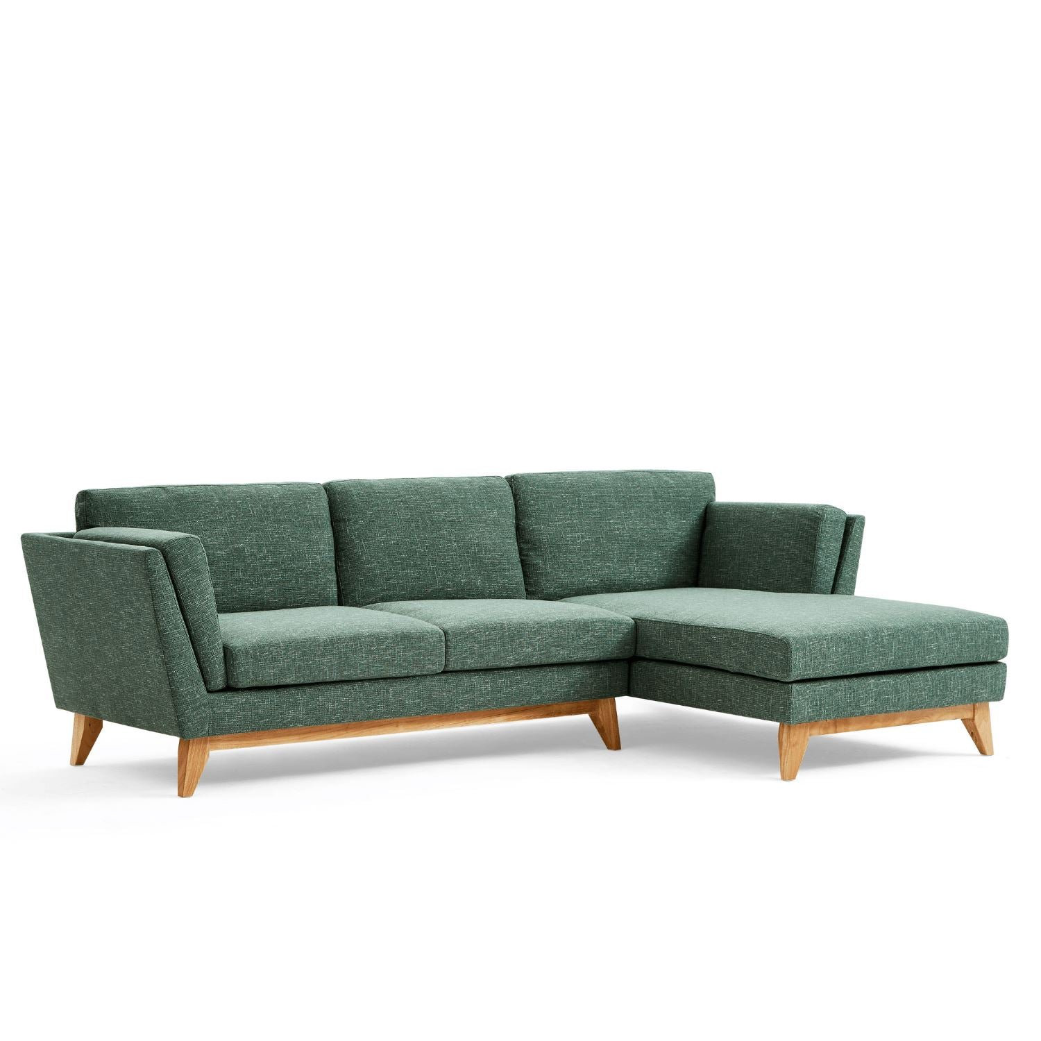 Corrigan Studio Heathyr 103" Wide Left Hand Facing Sofa & Chaise ...