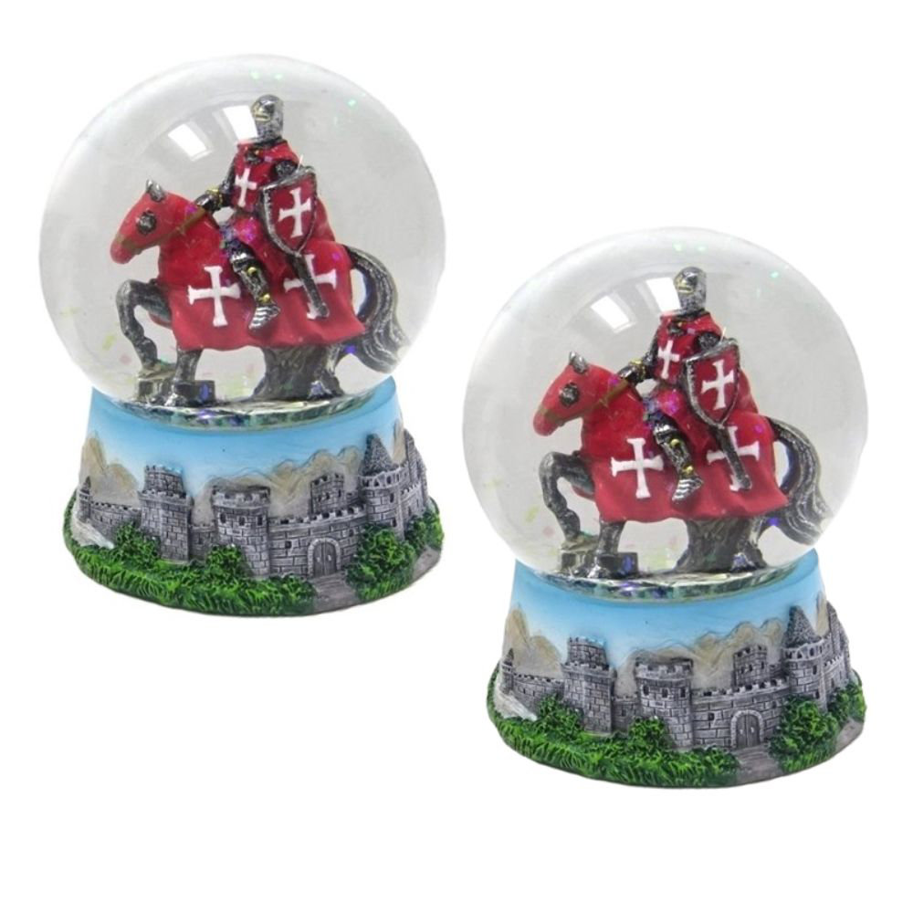 Red Barrel Studio® "2-PC Set" ICE ARMOR 3.25"W Red Crusader Cavalry ...
