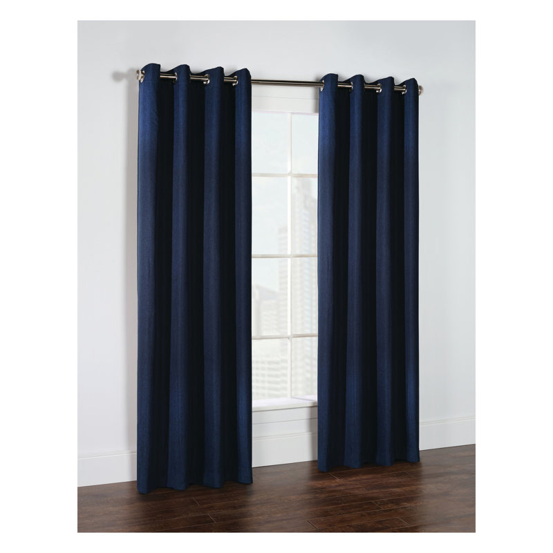 Commonwealth Home Fashions Cambridge Room Darkening Thermal Grommet ...