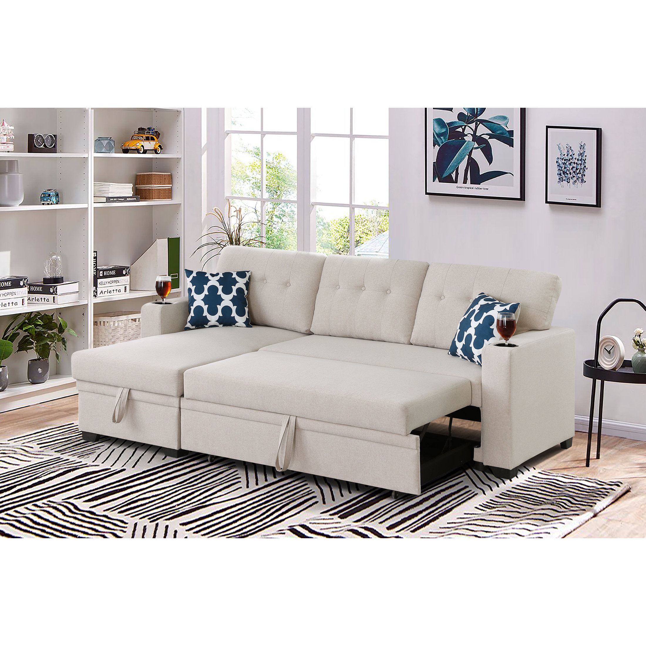 Latitude Run® Regal Storage Sleeper Lounge Chair Bed - Wayfair Canada