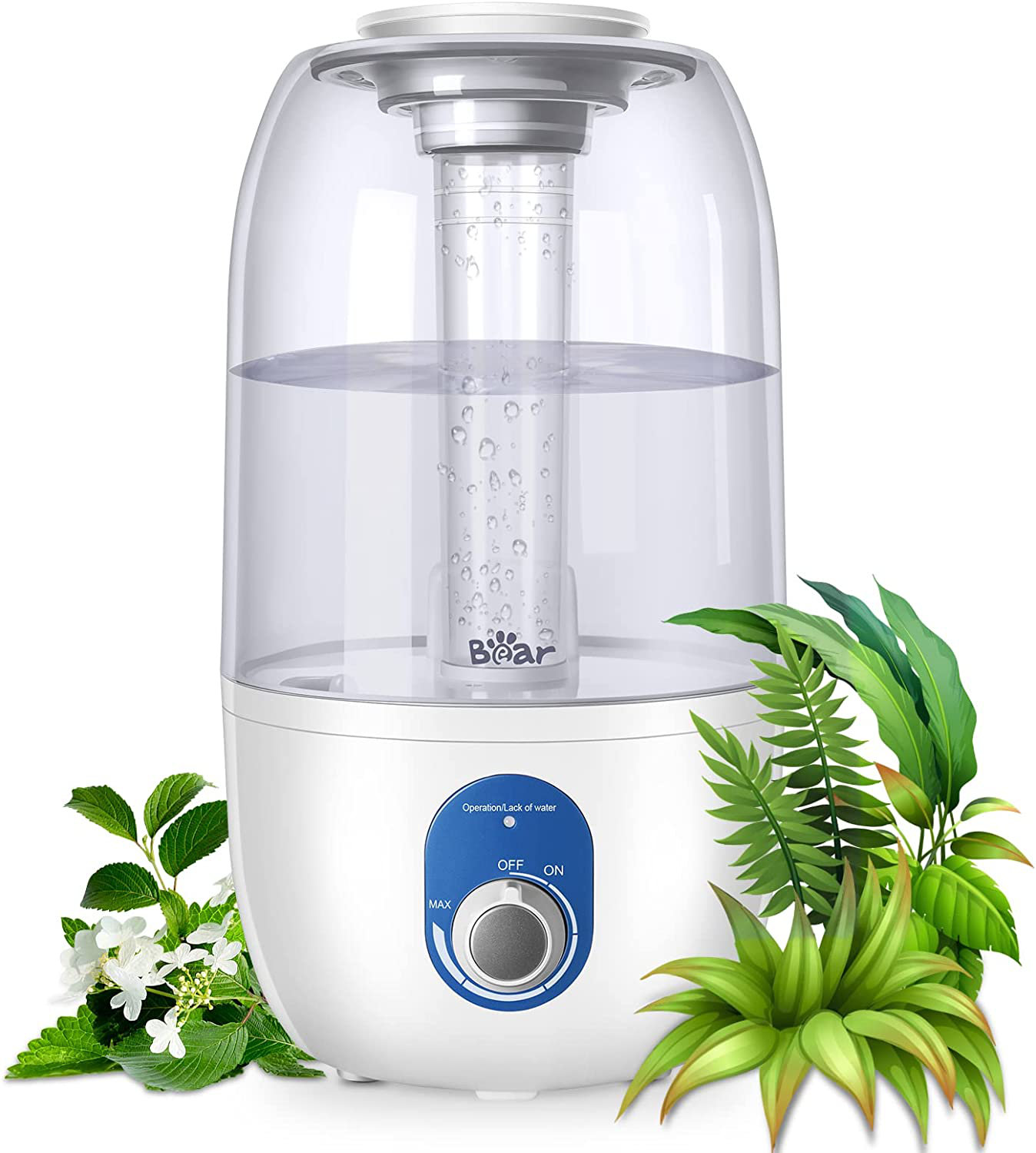 c&g home Bedroom Humidifier 3L Cold Mist Humidifier Is Suitable For ...