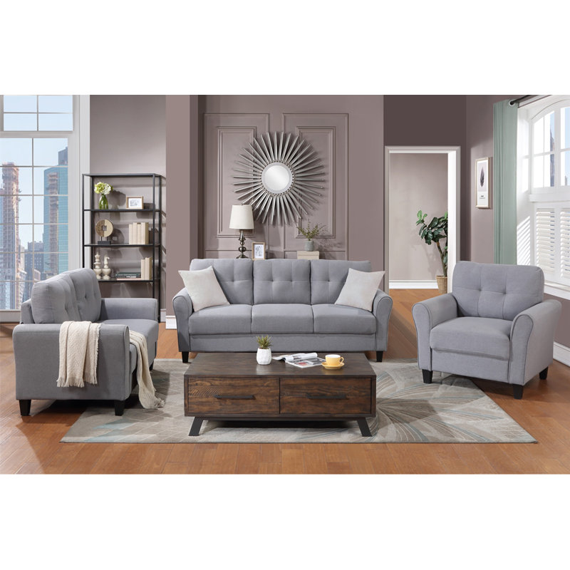 Latitude Run® Chambersburg 3 Piece Living Room Set | Wayfair