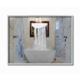 Stupell Industries Waterfall Bath Time Abstract Bathroom by Milli Villa ...