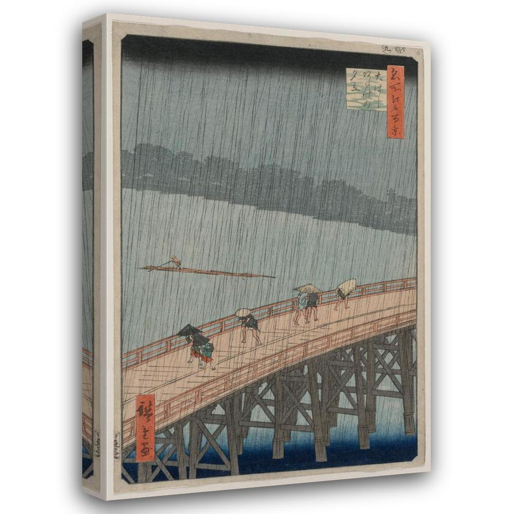 Lark Manor™ "Sudden Shower over Shin-Ohashi Bridge and Atake, from the ...