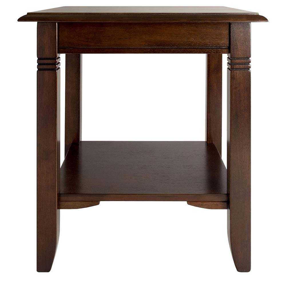 Darby Home Co End Table, For Living Room, Bedroom, Cappuccino | Wayfair