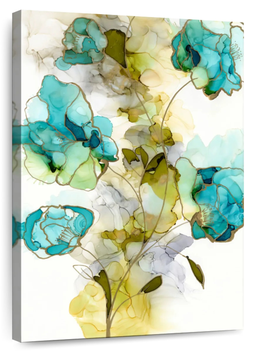 Wade Logan® Avery Flower Facets II | Wayfair