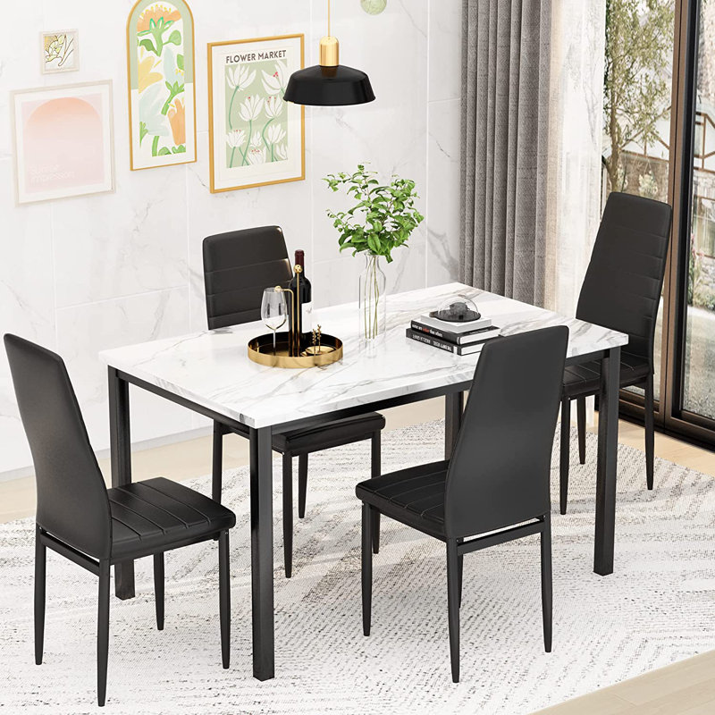 Latitude Run® 5 - Piece Dining Set & Reviews | Wayfair