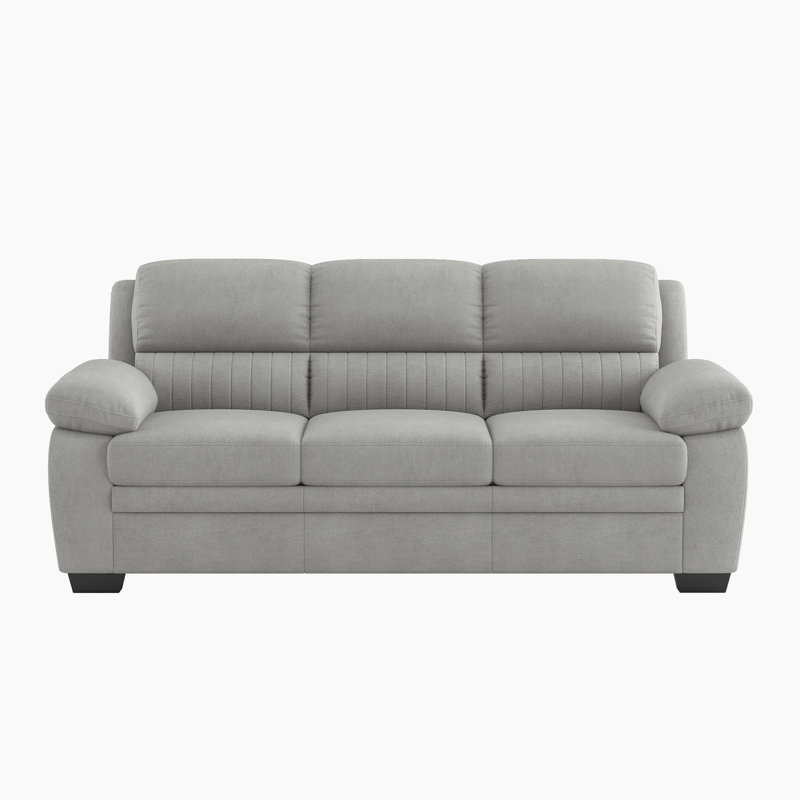 Ebern Designs Mellitz 80'' Pillow Top Arm Fabric Upholstered Sofa ...