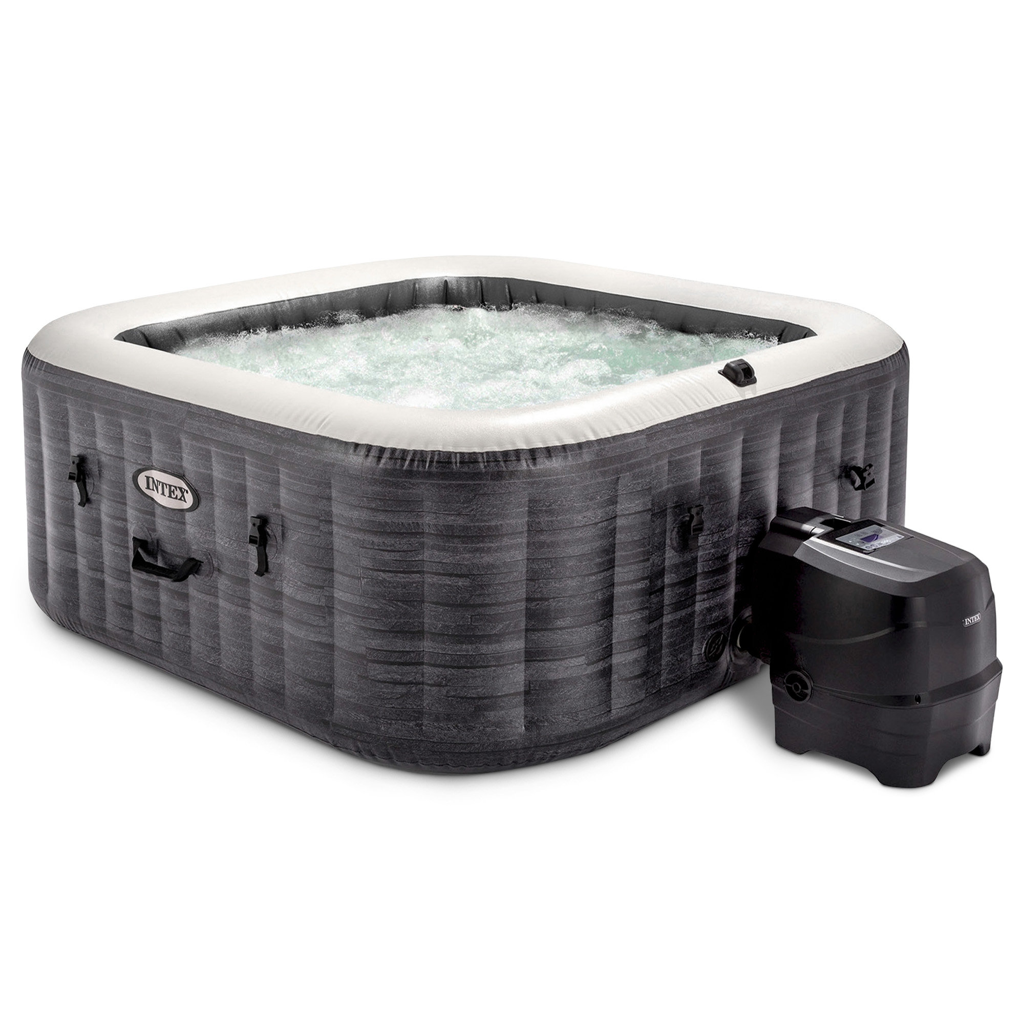 Intex PureSpa Plus Inflatable Square Hot Tub w/ AirJets & Reviews | Wayfair