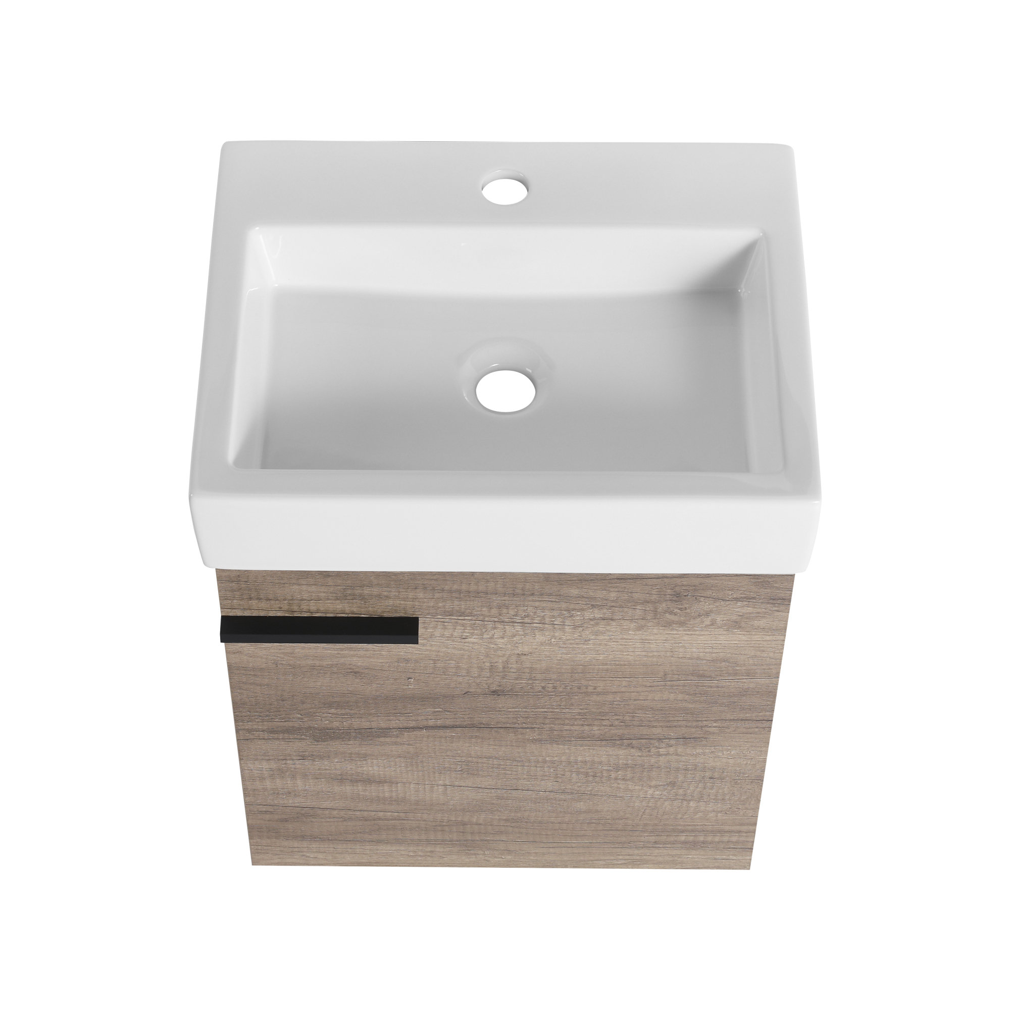 Ebern Designs Compact 18 Inch Bathroom Vanity With Top - Perfect Small ...