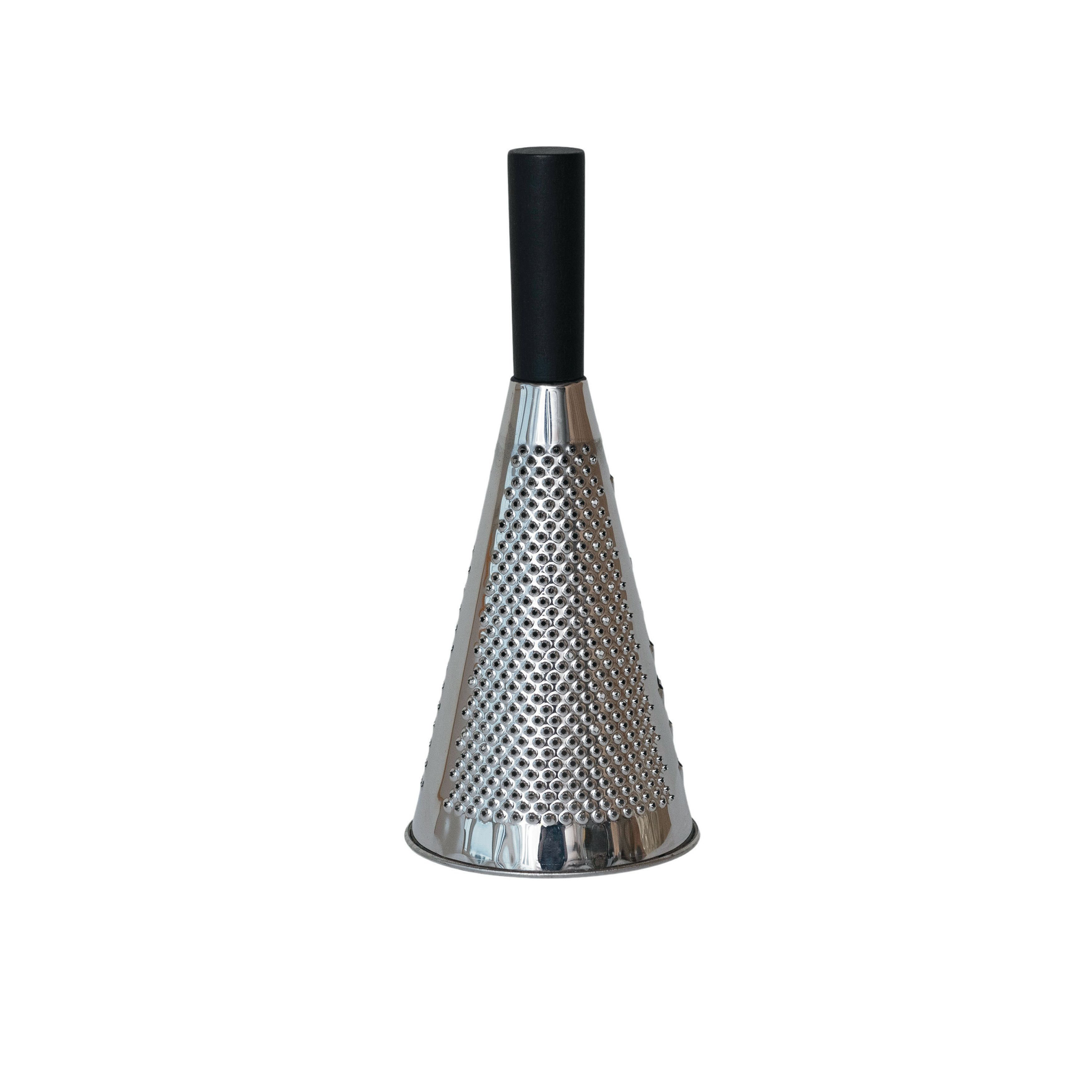 Bloomingville Stainless Steel Cone Shaped Grater With Mango Wood Handle ...