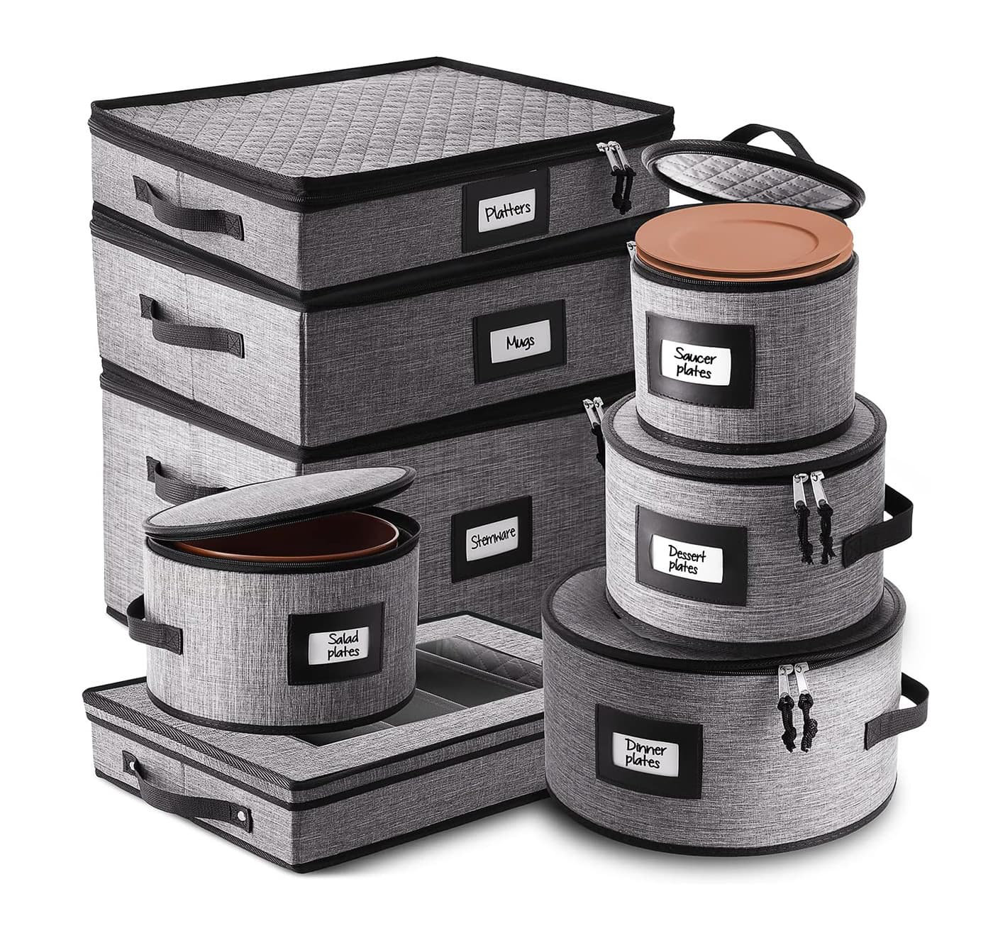 VEROSAL Durable 8 - Piece Dinnerware Storage Set | Wayfair