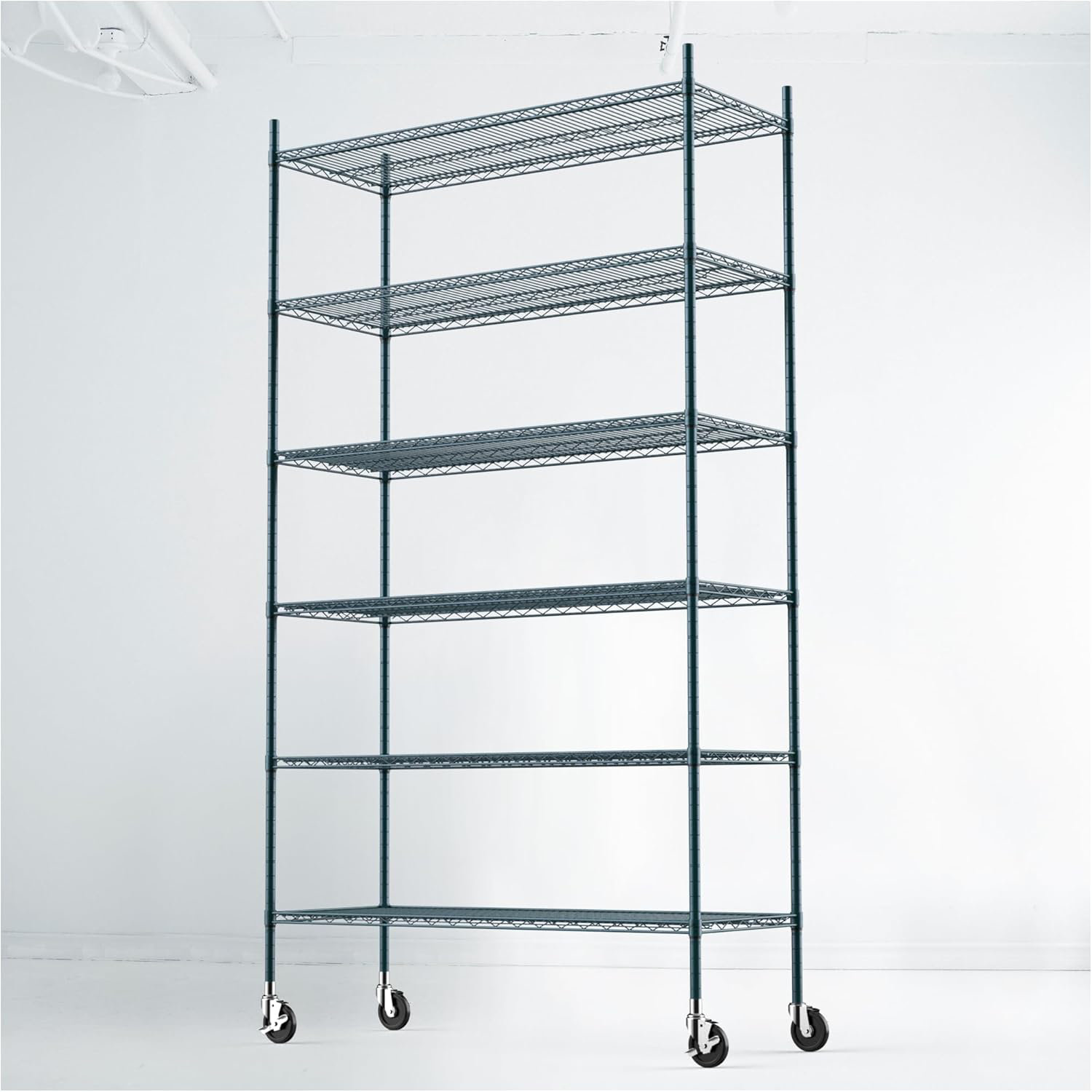 17 Stories Heavy Duty NSF Certified Steel Wire Shelving Unit With ...