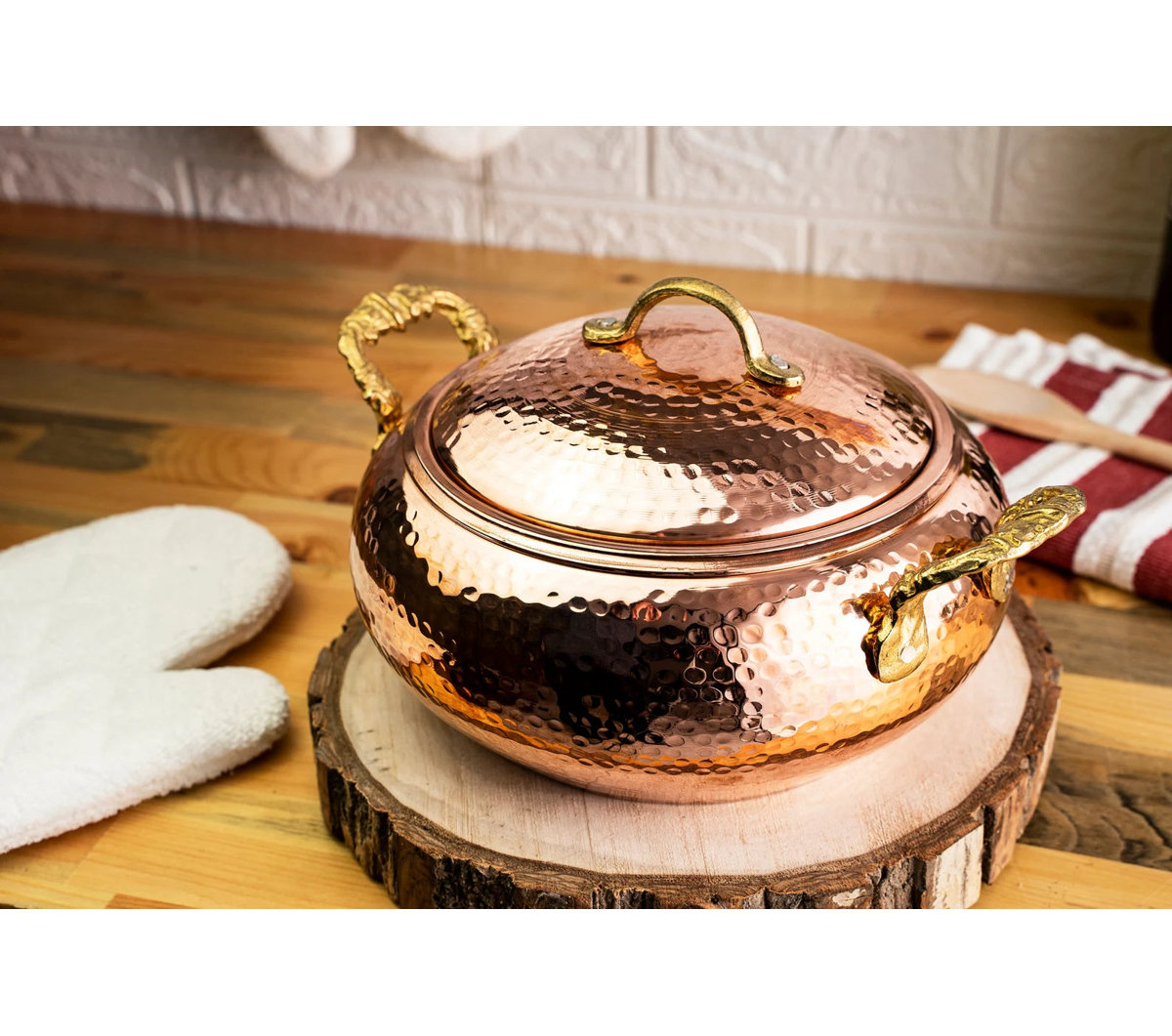 ALFIQ Handmade Hammered Copper Copperware – Pure Solid Copper by ALFIQ ...