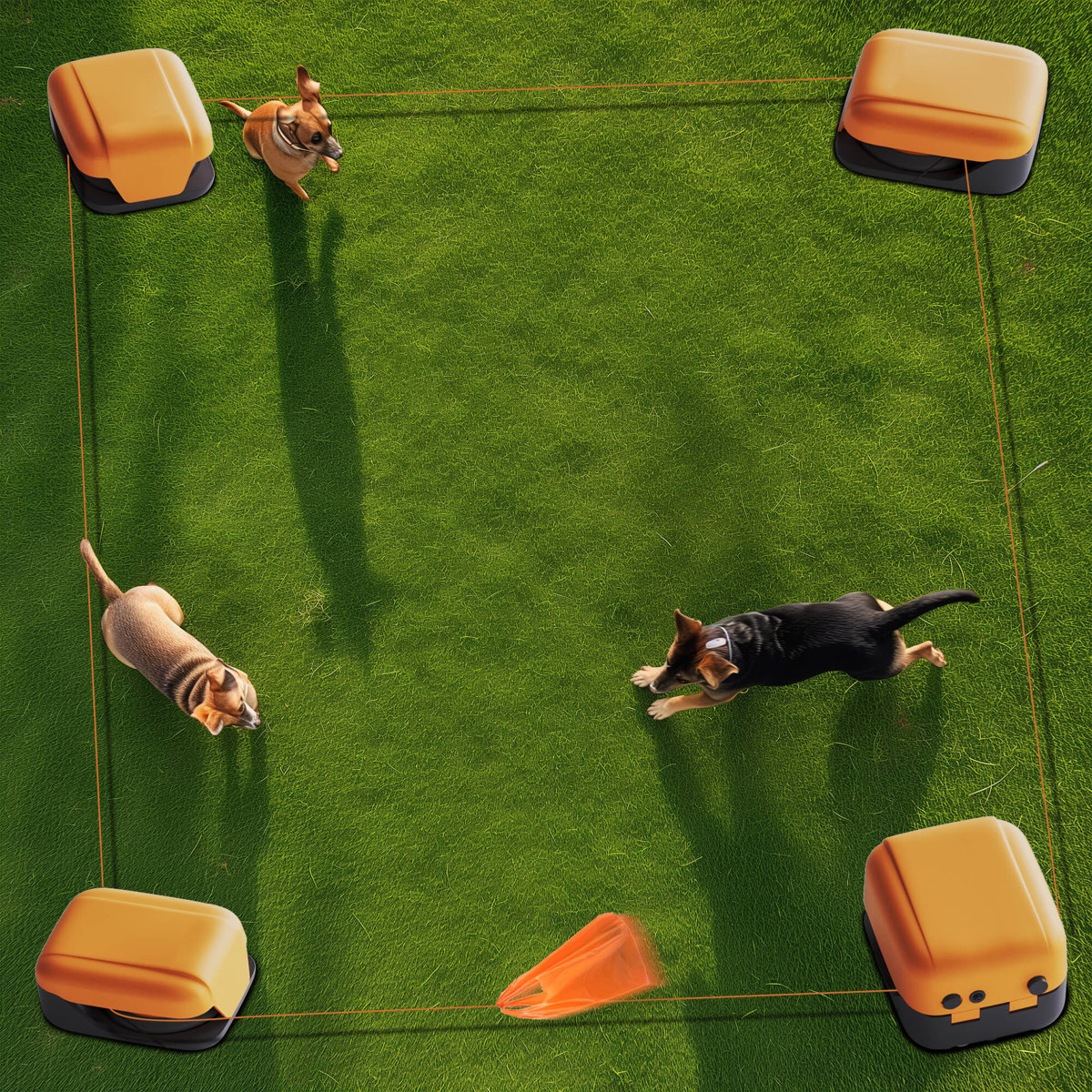 POPRHINO Remote-Control Pet Chase Toy For Outdoor Exercise & Training ...