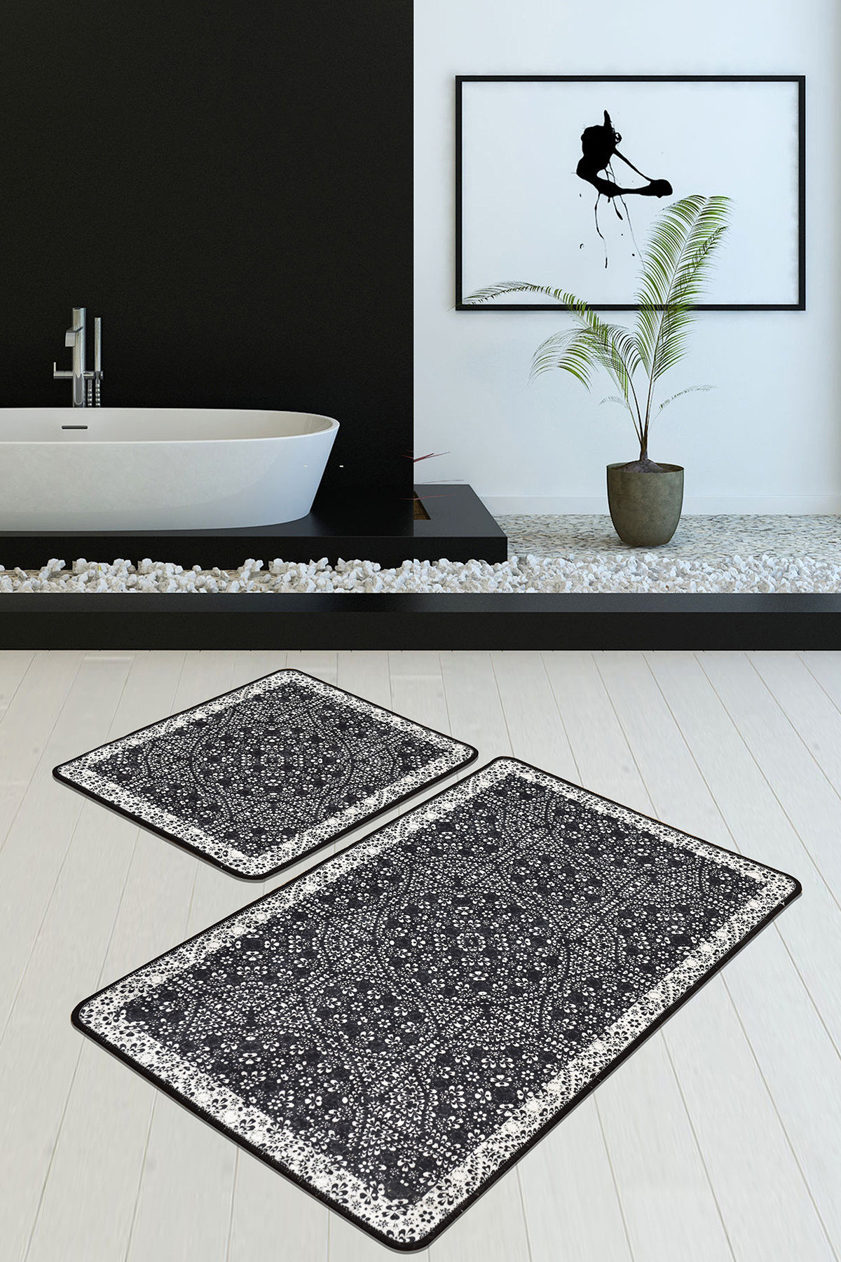 East Urban Home 2 Piece Bath Rug Set & Reviews | Wayfair