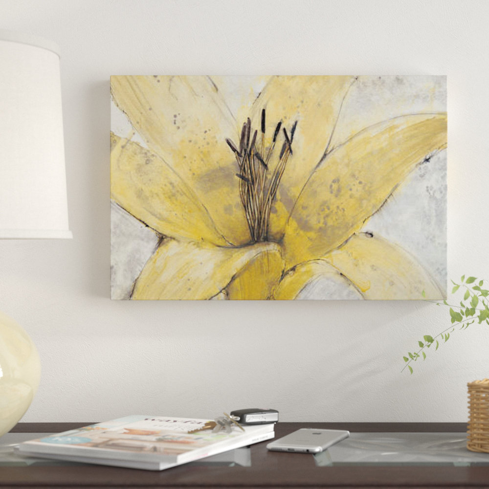 East Urban Home 'Transparency Flower I' Print on Canvas - Wayfair Canada