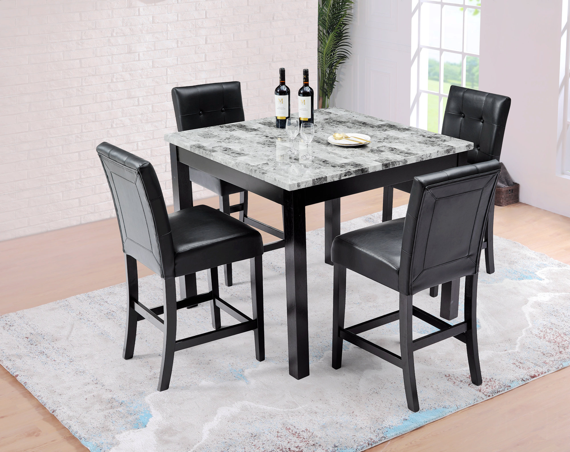 Red Barrel Studio® Jesco 42 L x 42 W Dining Set | Wayfair