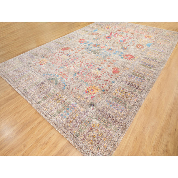 OrientalRugGalaxy One-of-a-Kind 12' X 18' Area Rug in Brown | Wayfair