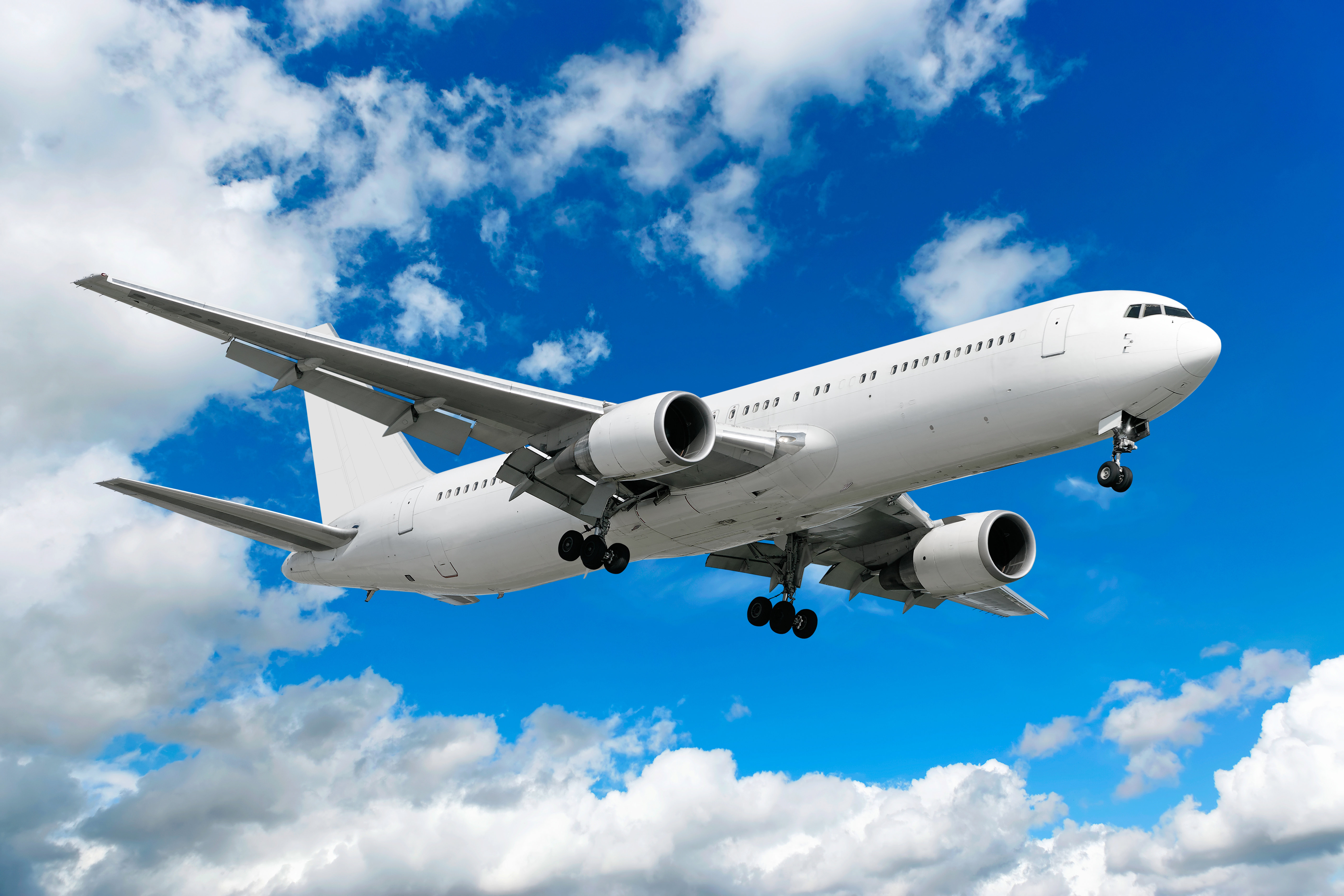 Ebern Designs XXXL Jet Airplane Landing in Bright Sky by Sharply_Done ...