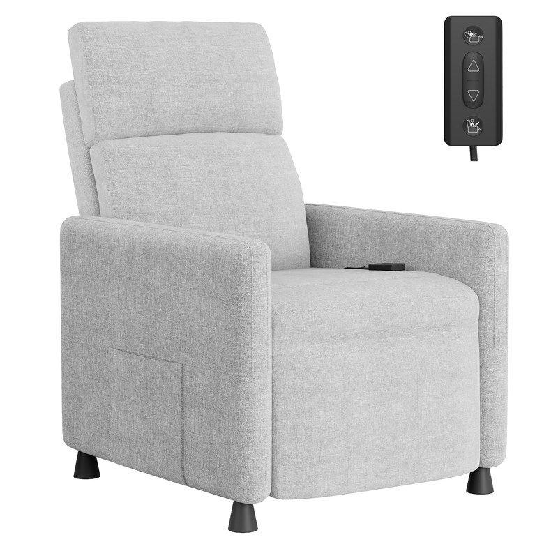 Ebern Designs Remote Control Intelligent Recliner with Adjustable Back ...