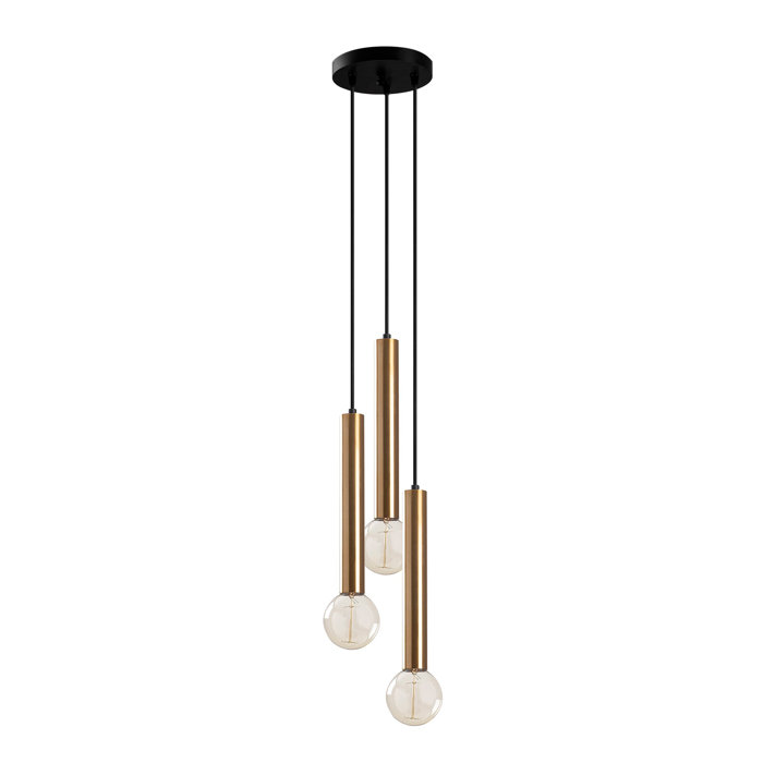 Mercer41 Raglin 3 - Light Copper Cluster Pendant | Wayfair