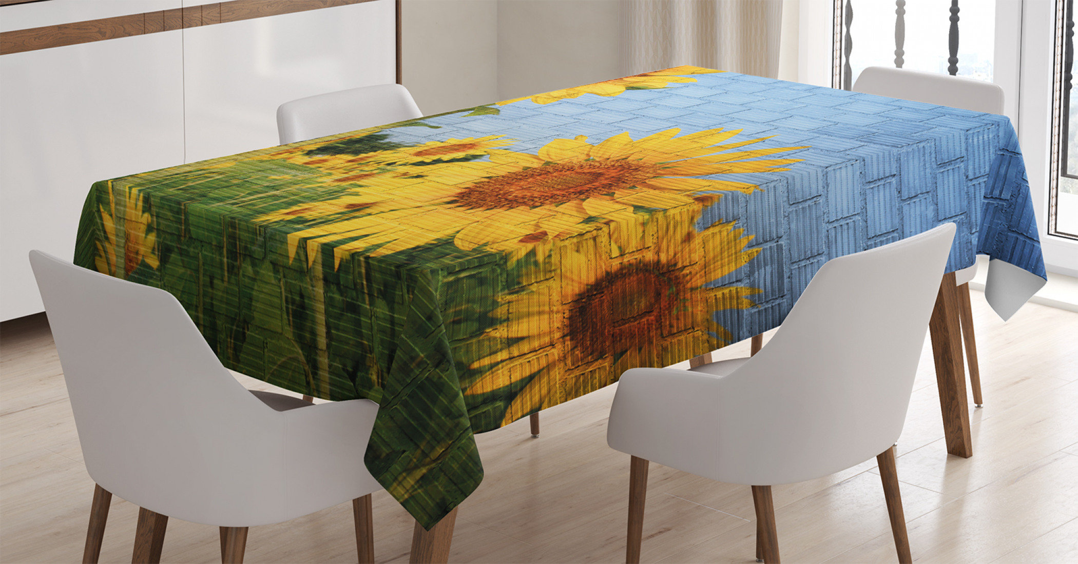 East Urban Home Brick Wall Tablecloth | Wayfair