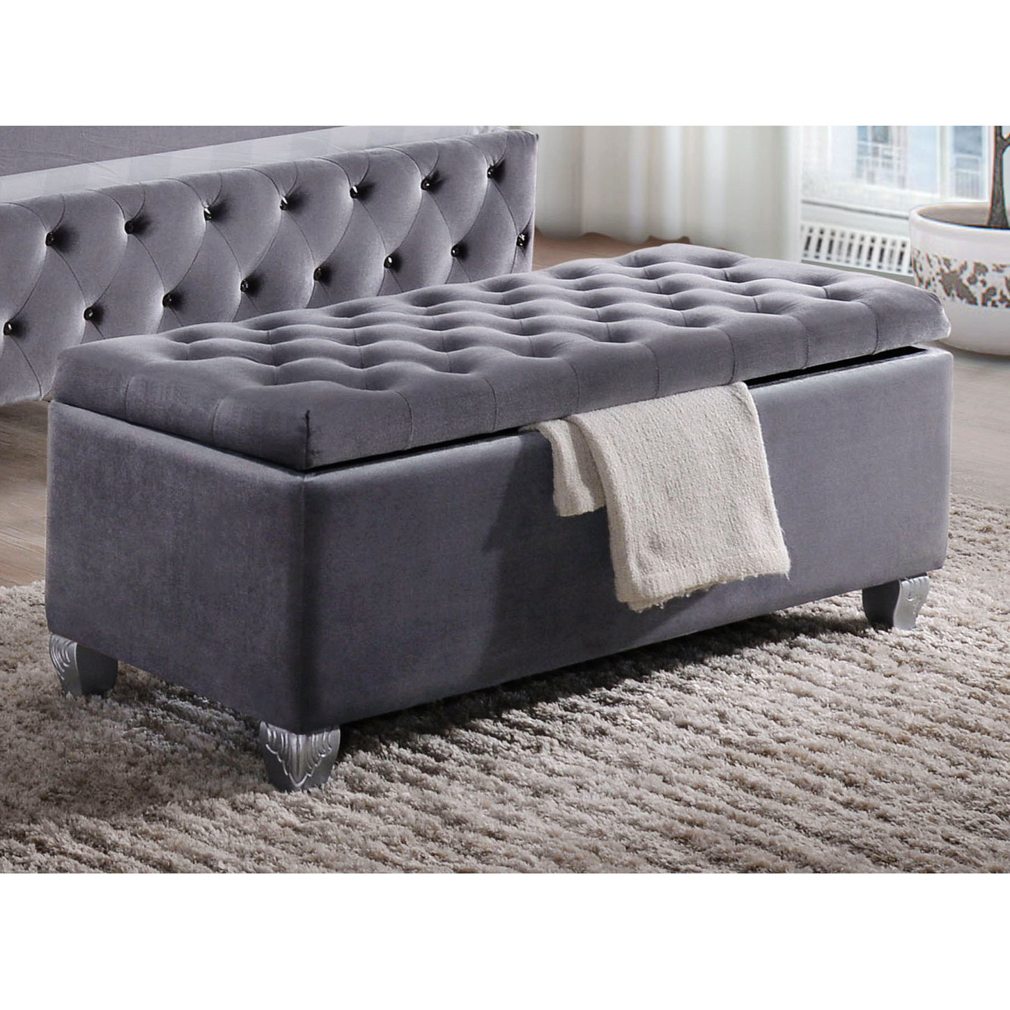 Latitude Run® Jazzlin Storage Bench - Wayfair Canada