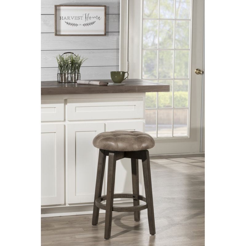 Loon Peak® West Sacramento 26" Swivel Bar Stool & Reviews | Wayfair