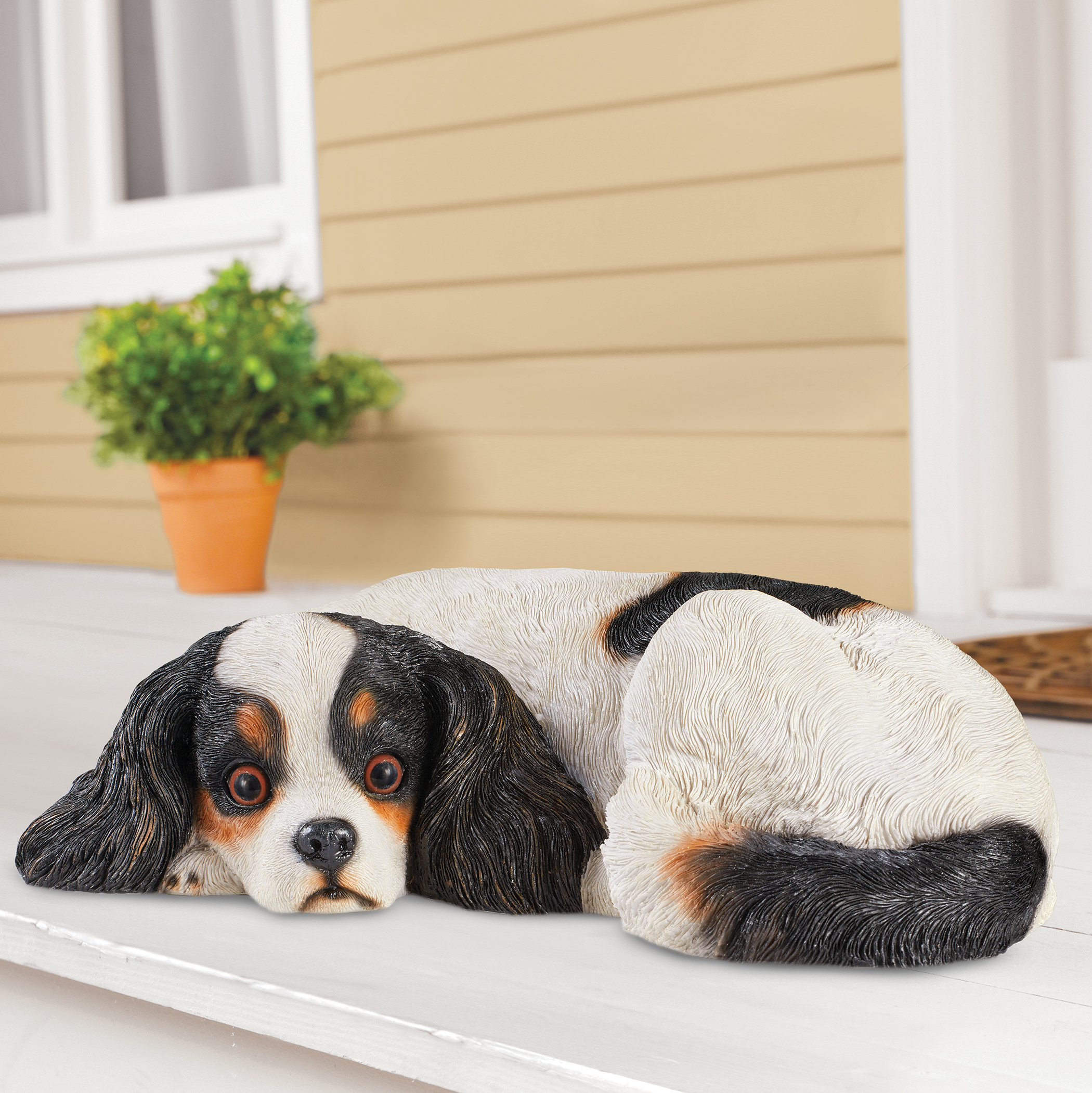 Winston Porter Katrell King Charles Outdoor Garden Statue - Wayfair Canada