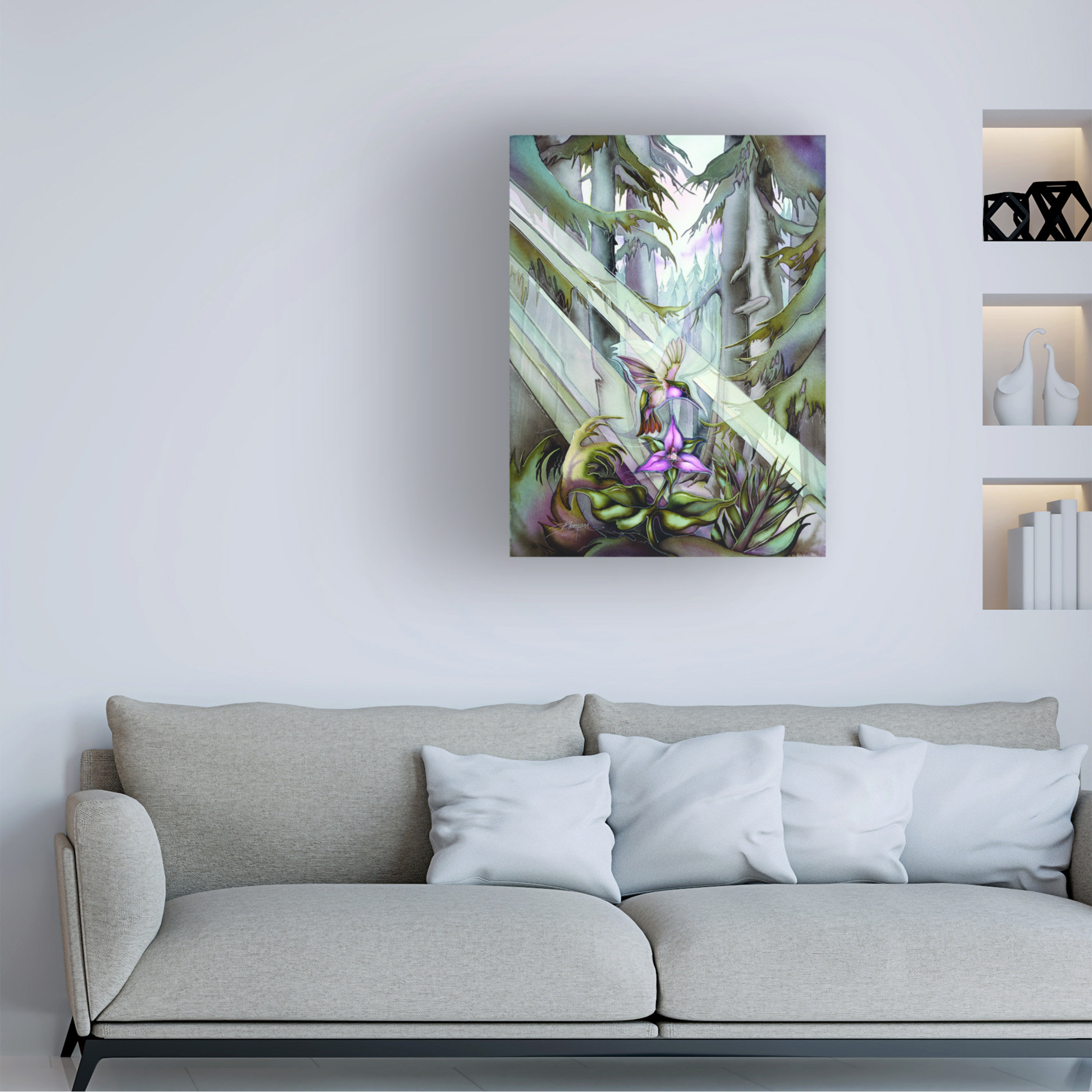 Dakota Fields Wrapped Canvas Wall Art - Jody Bergsma 'Jewel' Wall Art ...