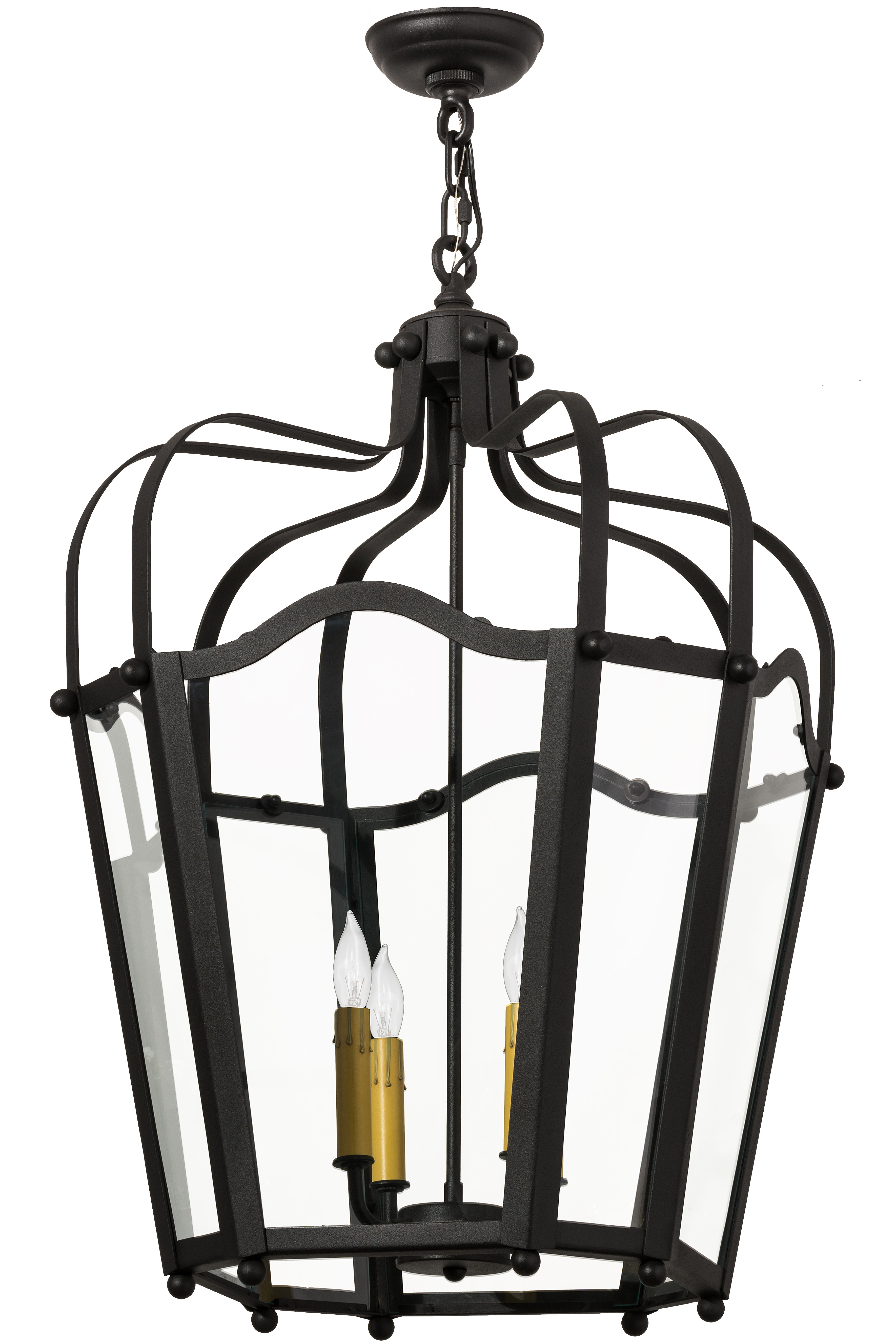Meyda Lighting Citadel 4 - Light Lantern Geometric Pendant | Wayfair